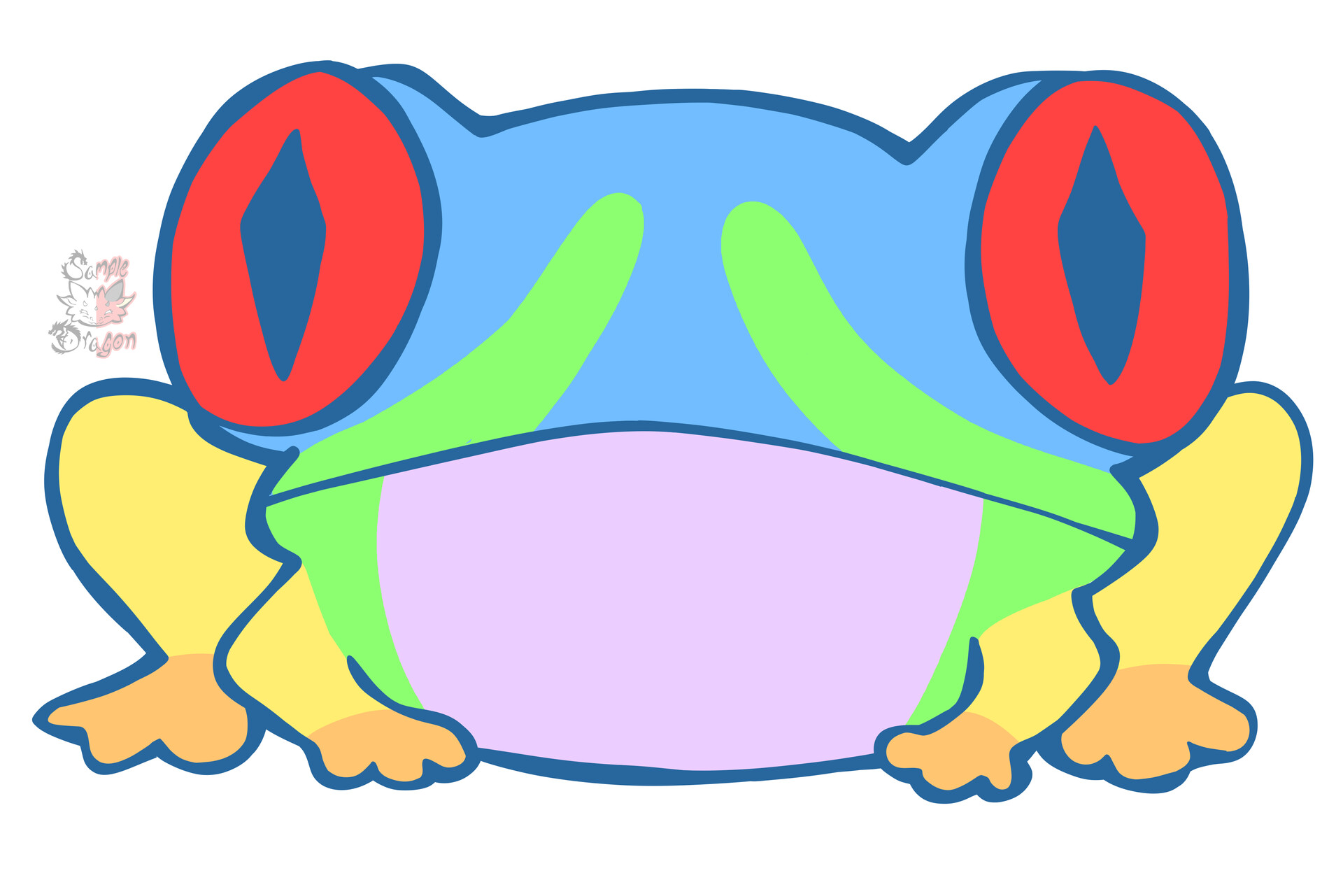 treefrog coloring pages