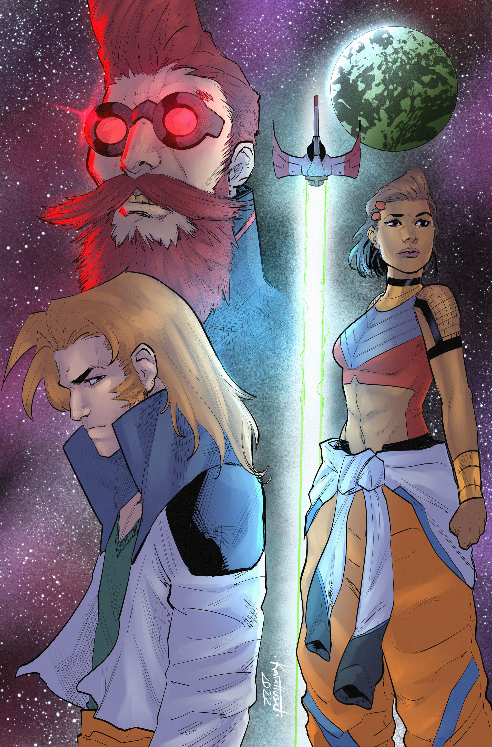 ArtStation - space pilots cover