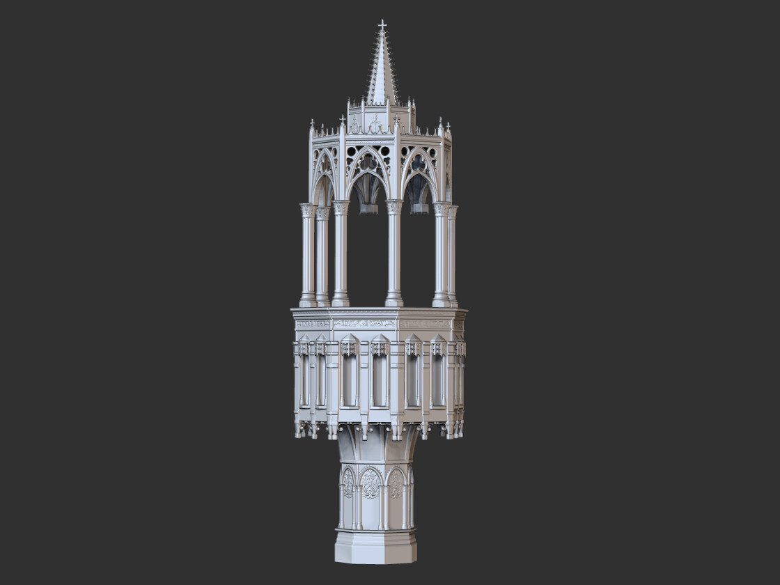 ArtStation - Gothic Pulpit