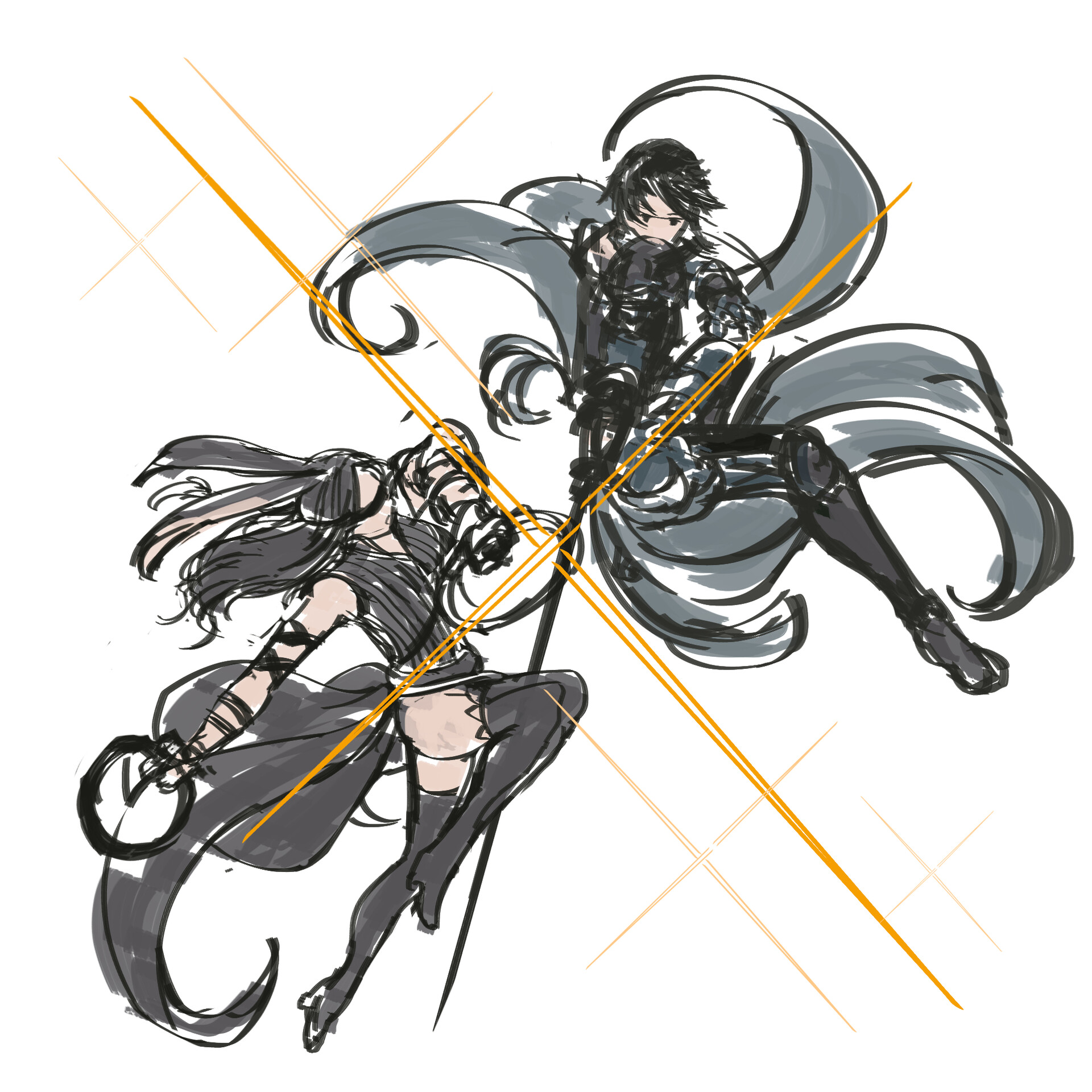 RASUTO - Final Fantasy XIV - Hyur Samurai X Viera Dancer FFXIV