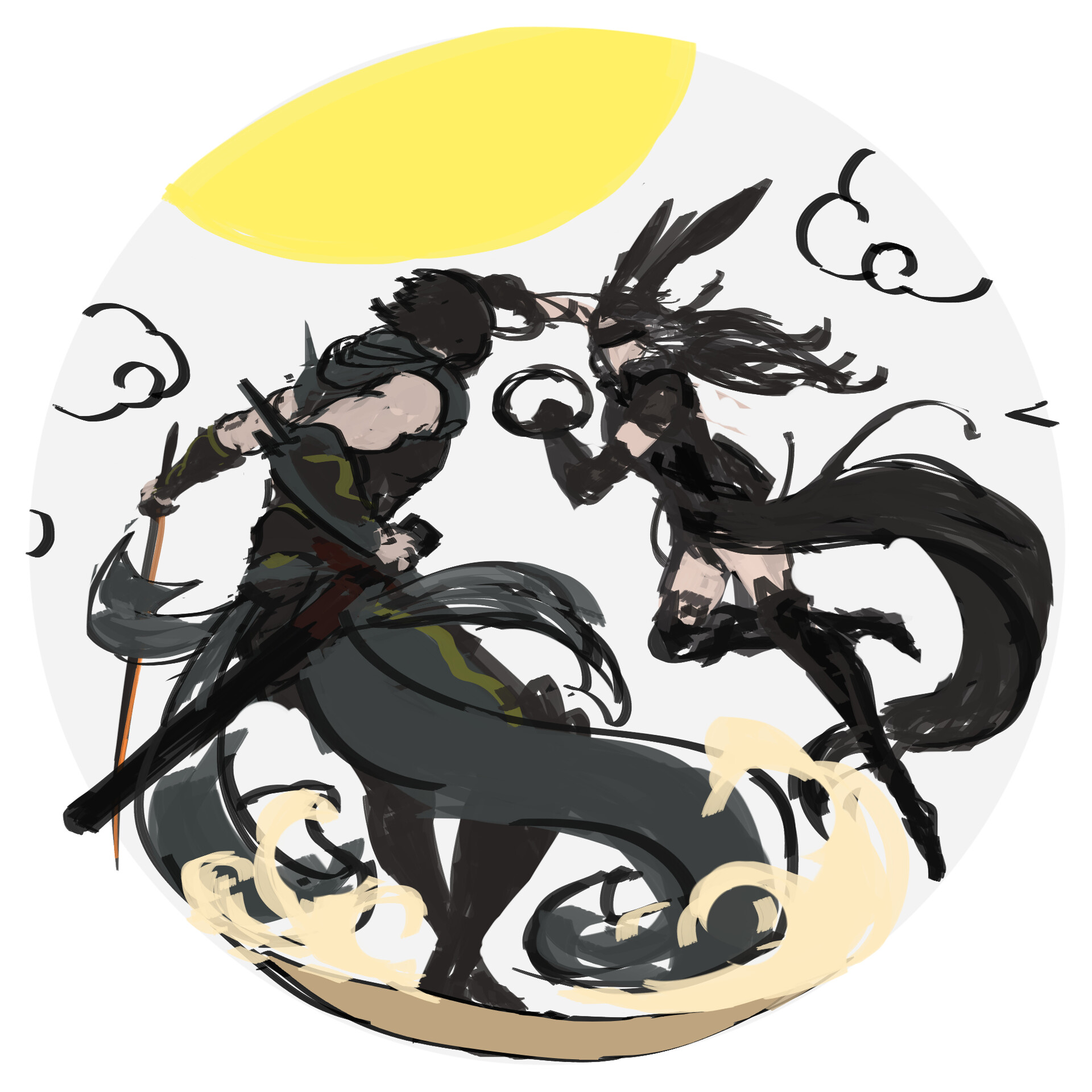 RASUTO - Final Fantasy XIV - Hyur Samurai X Viera Dancer FFXIV