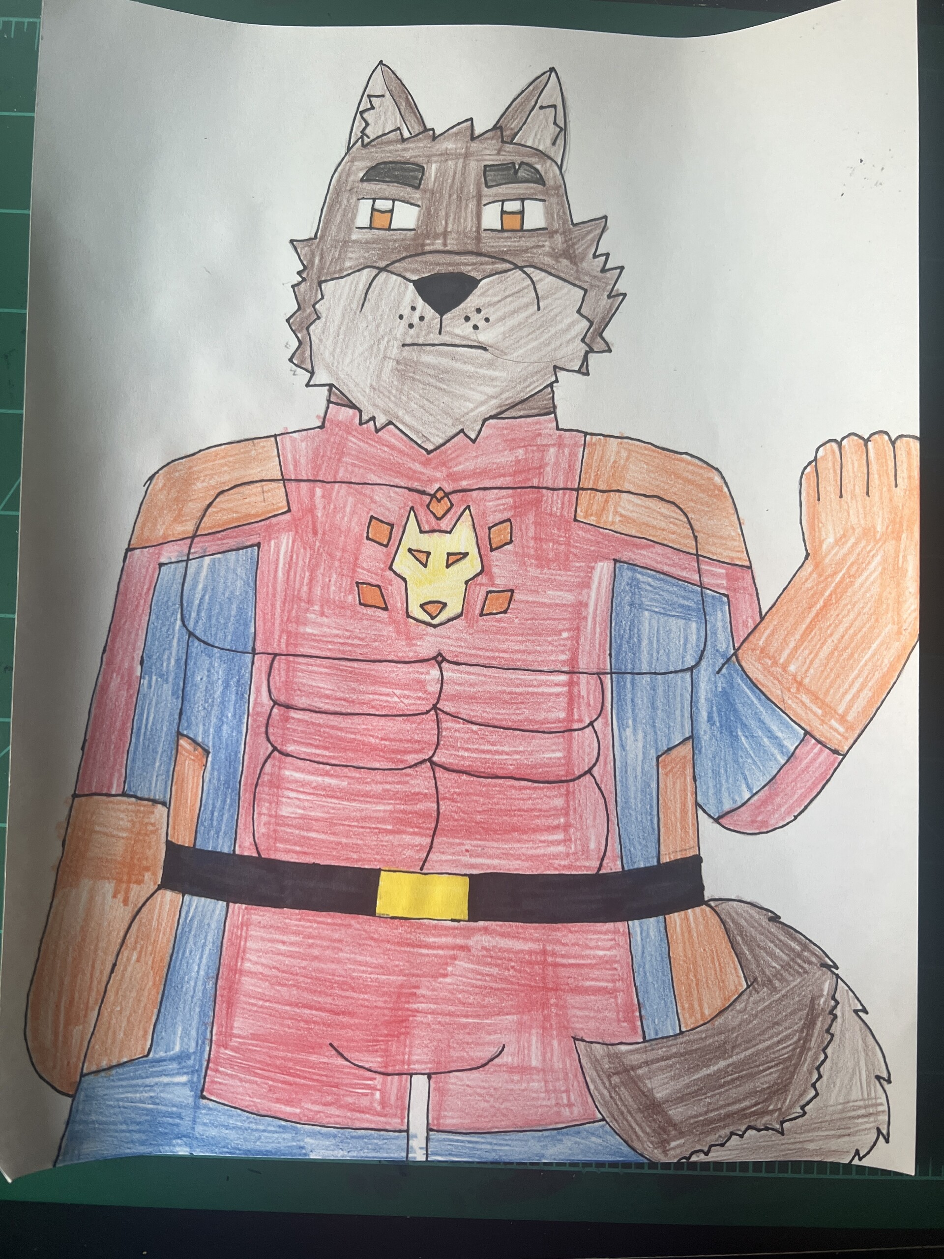 ArtStation - Wolf Superhero