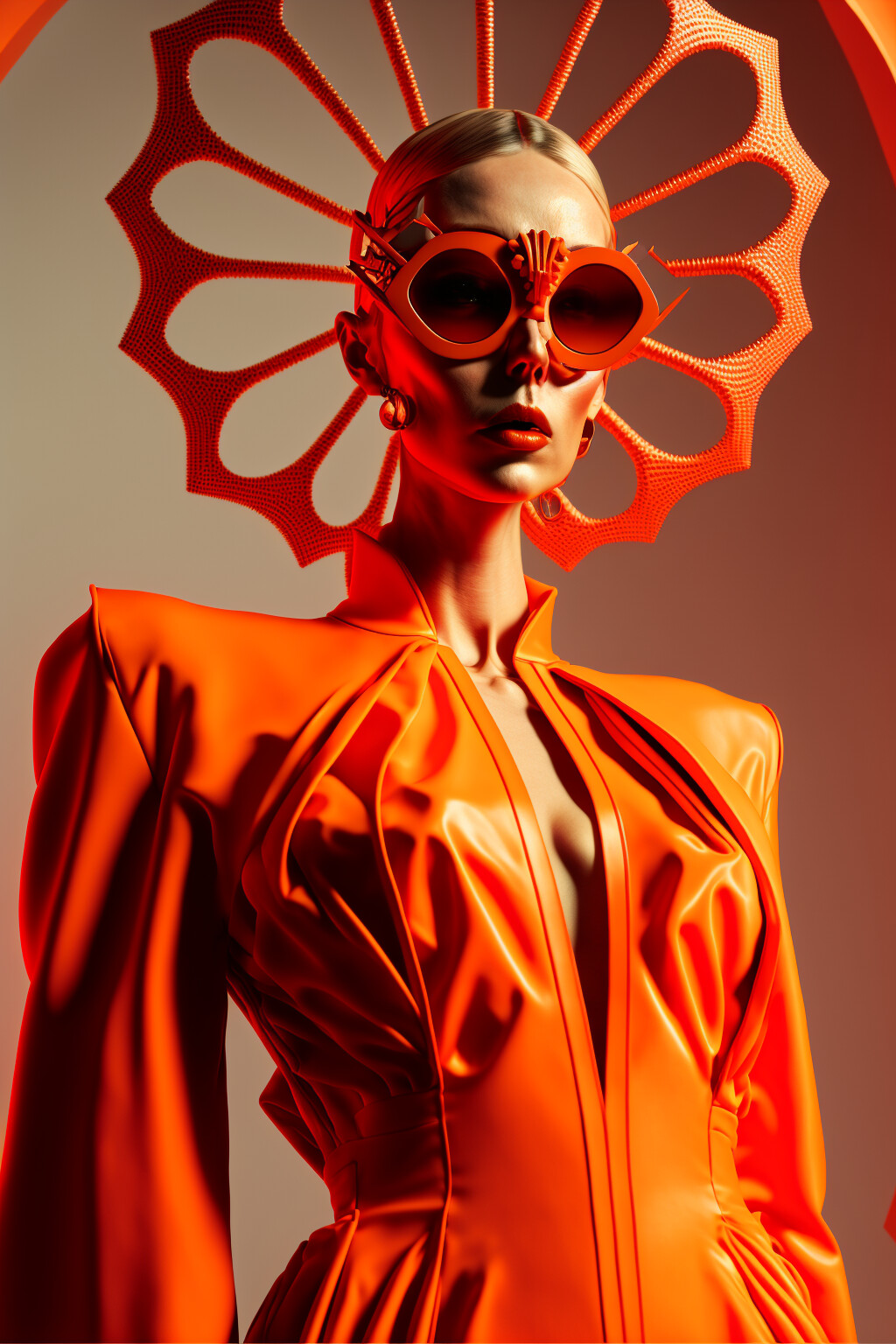 ArtStation - "Art Deco Sunglasses Collection ORANGE EDITION"