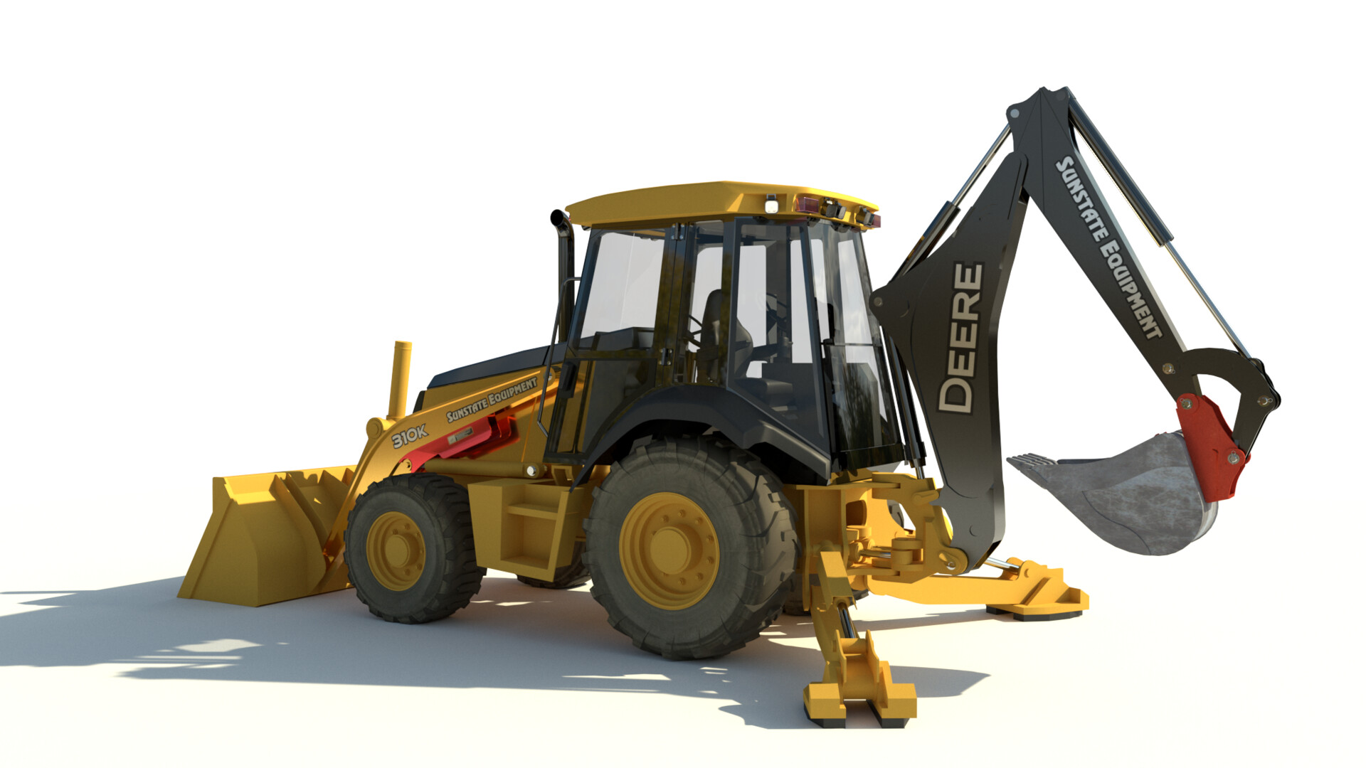 ArtStation - Backhoe model