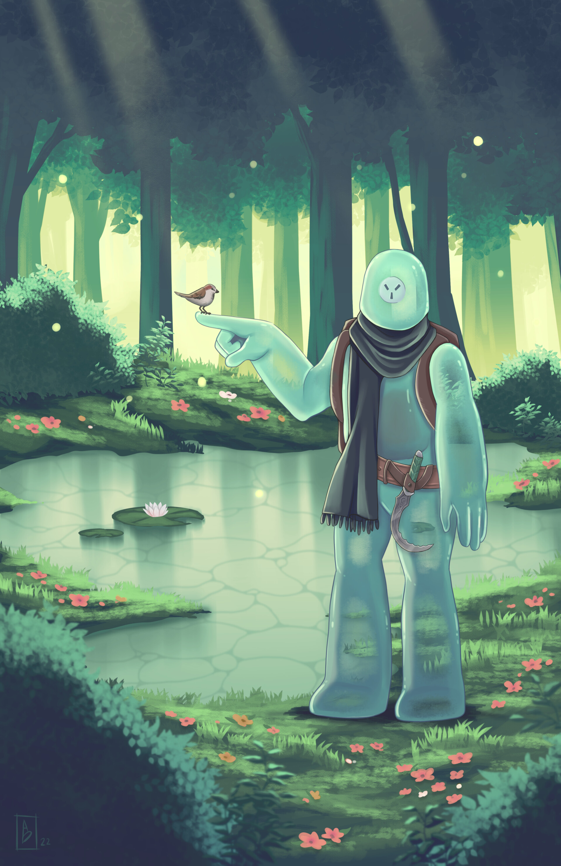 ArtStation - Druid Grove - D&D Character Commission