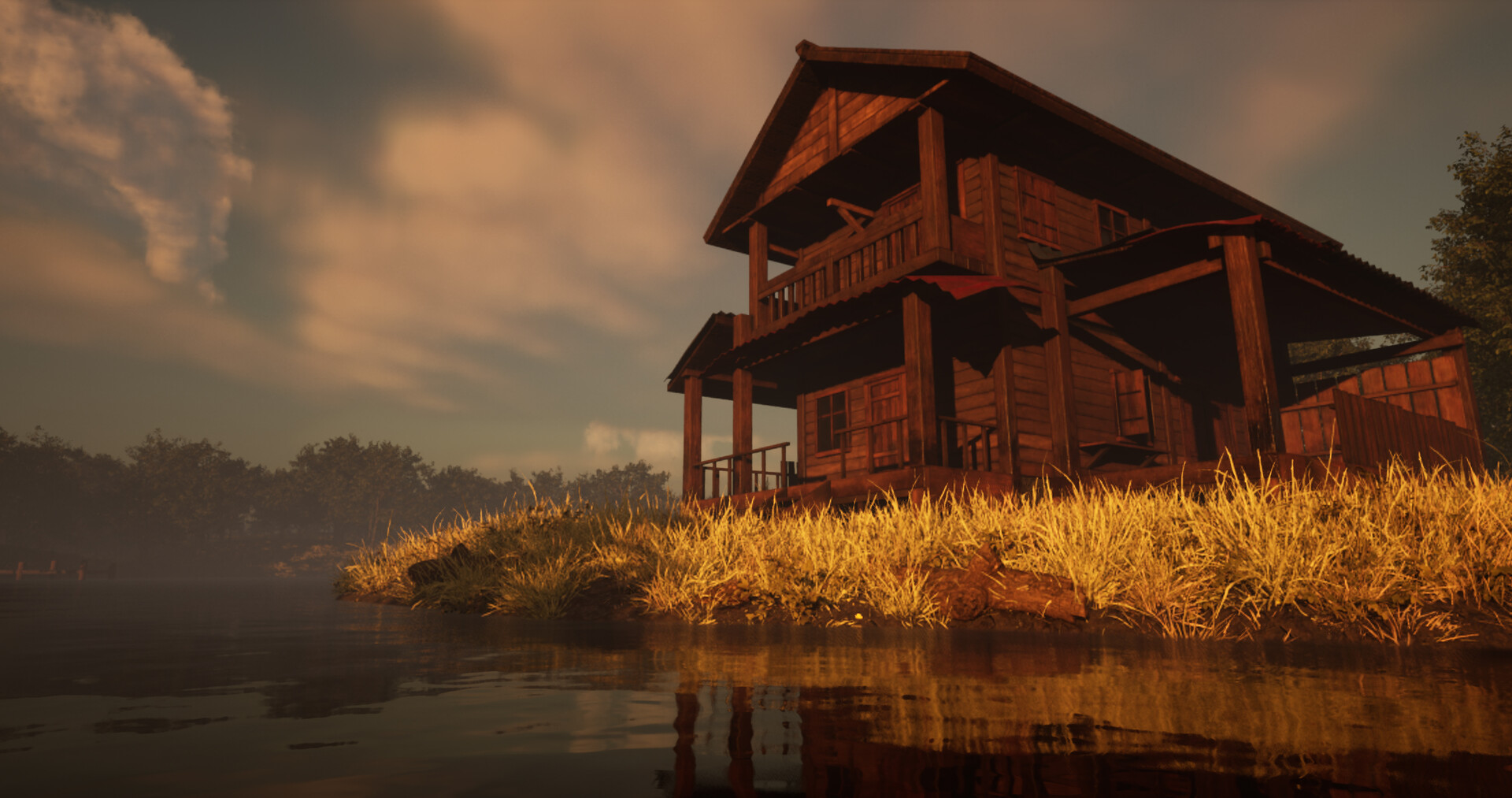 ArtStation - A house in the wild