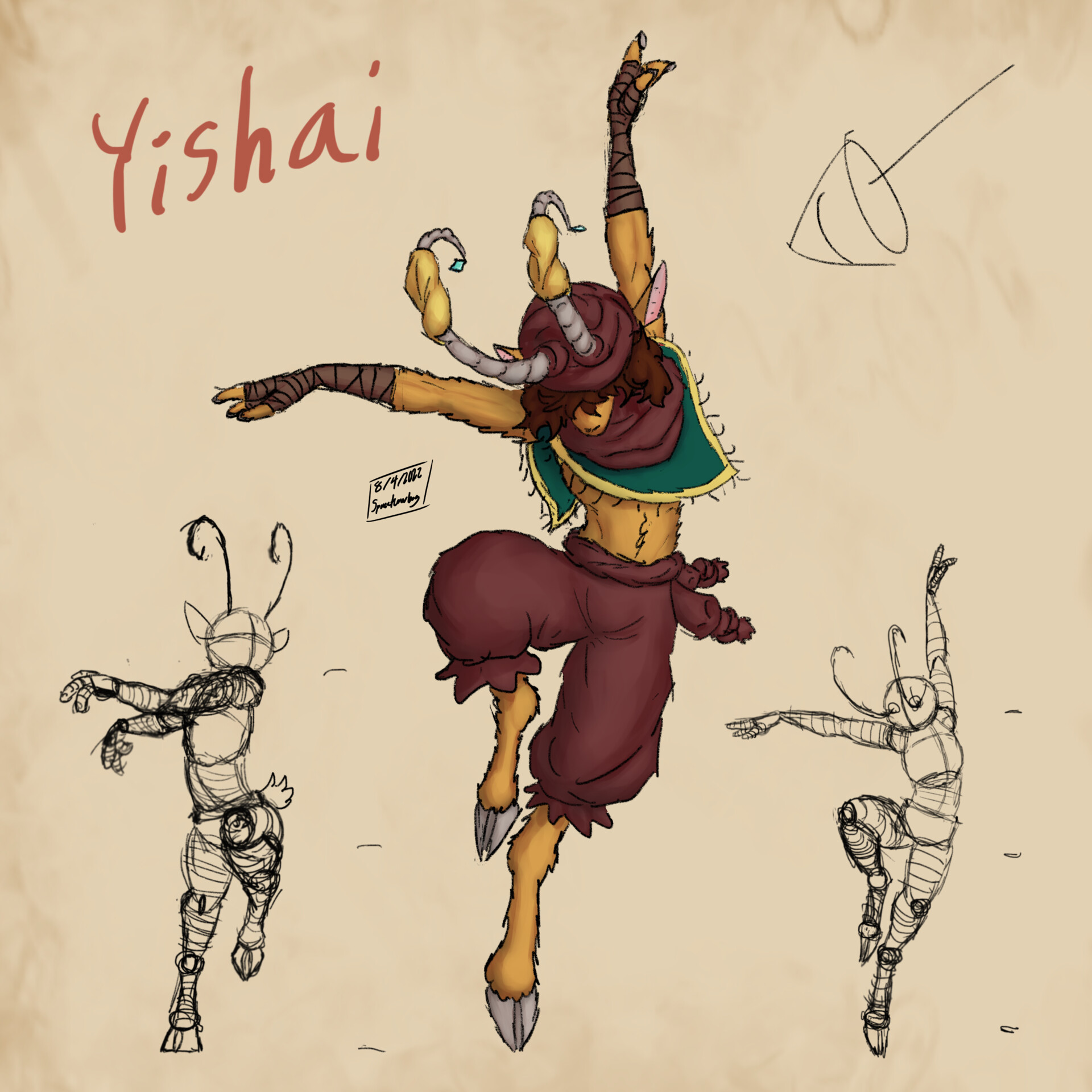 ArtStation - Yishai Character Illustration