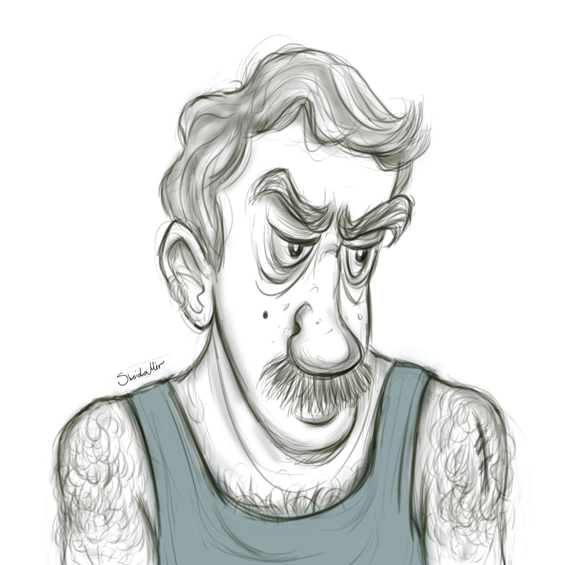 ArtStation - middle-aged character