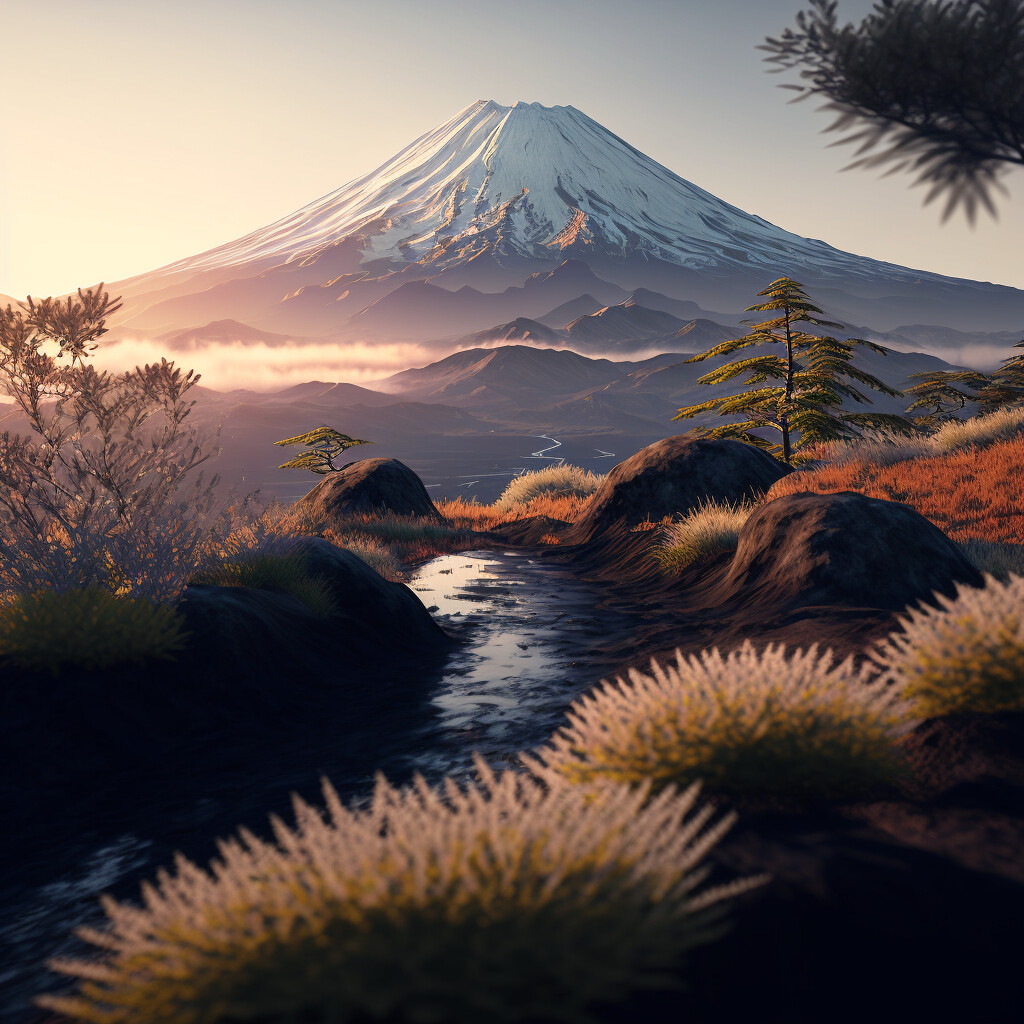 ArtStation - Mount Fuji