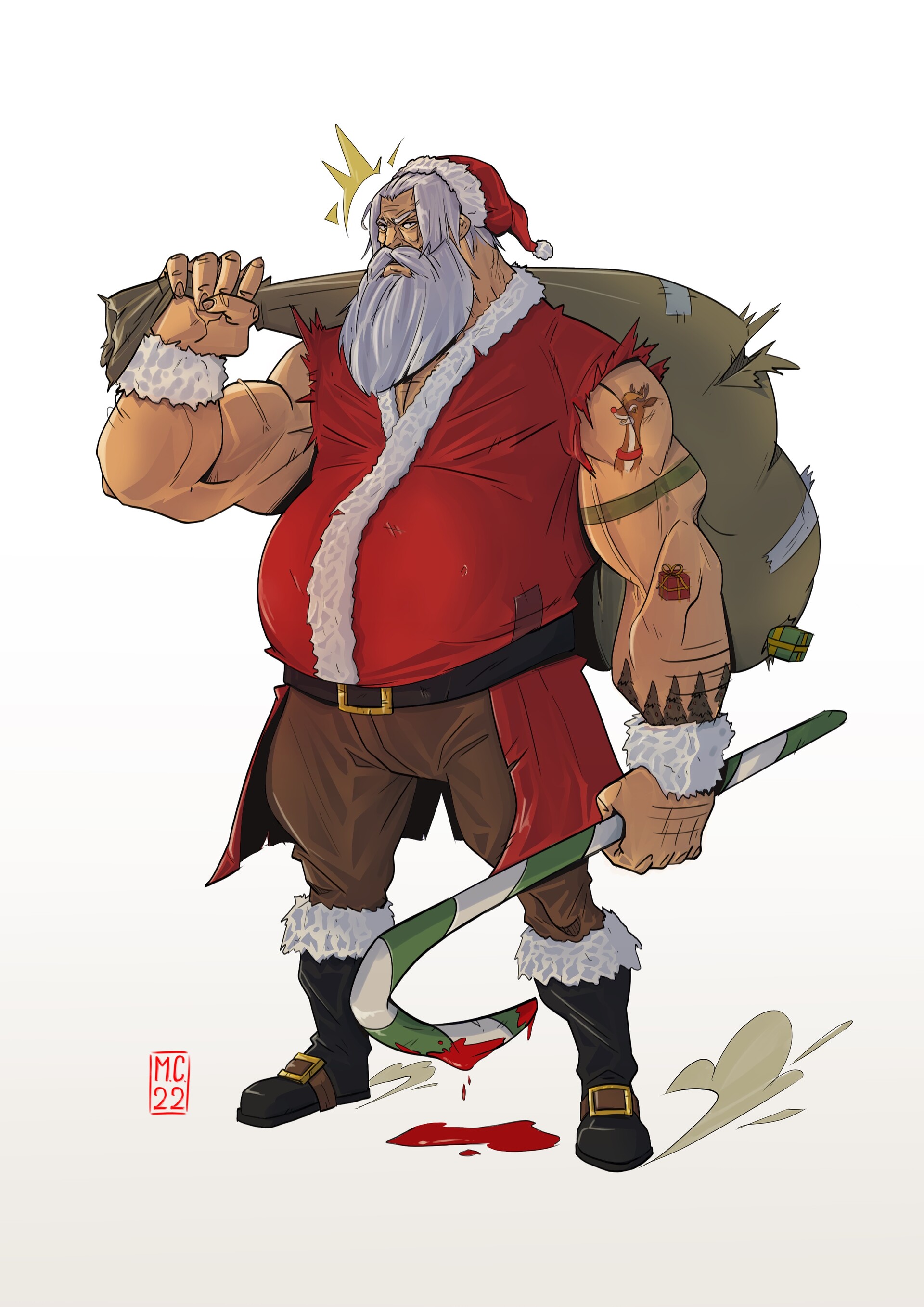 ArtStation - Savage Santa