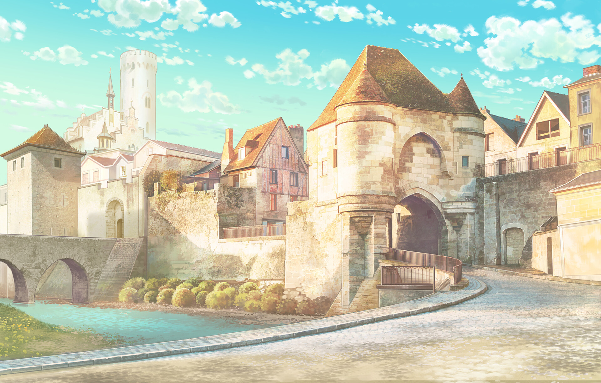 ArtStation - Town_Entrance