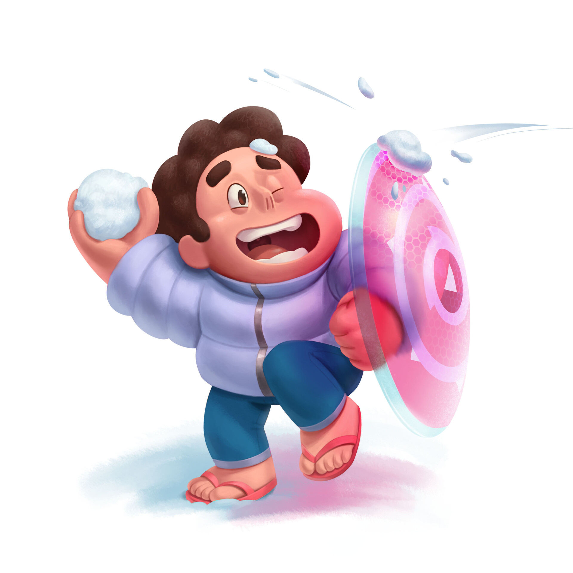 ArtStation - Steven's Snow Day