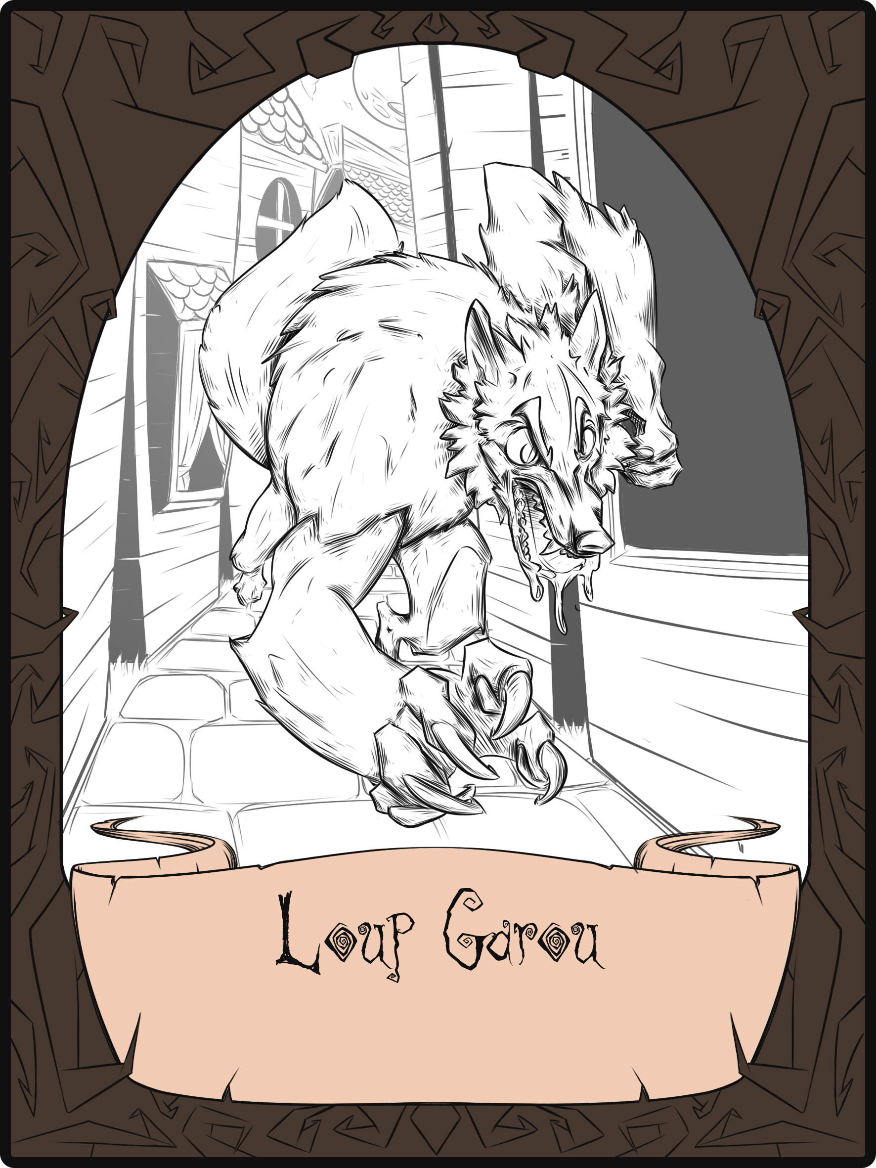 ArtStation - Werewolves of Millers Hollow / Loups-garous de Thiercelieux (Don't starve/klei ...