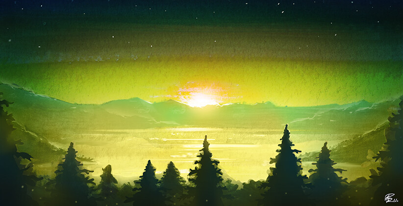 ArtStation - Irreal Sundown