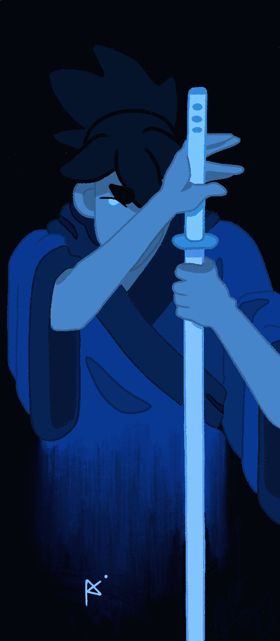 ArtStation - Blue Samurai