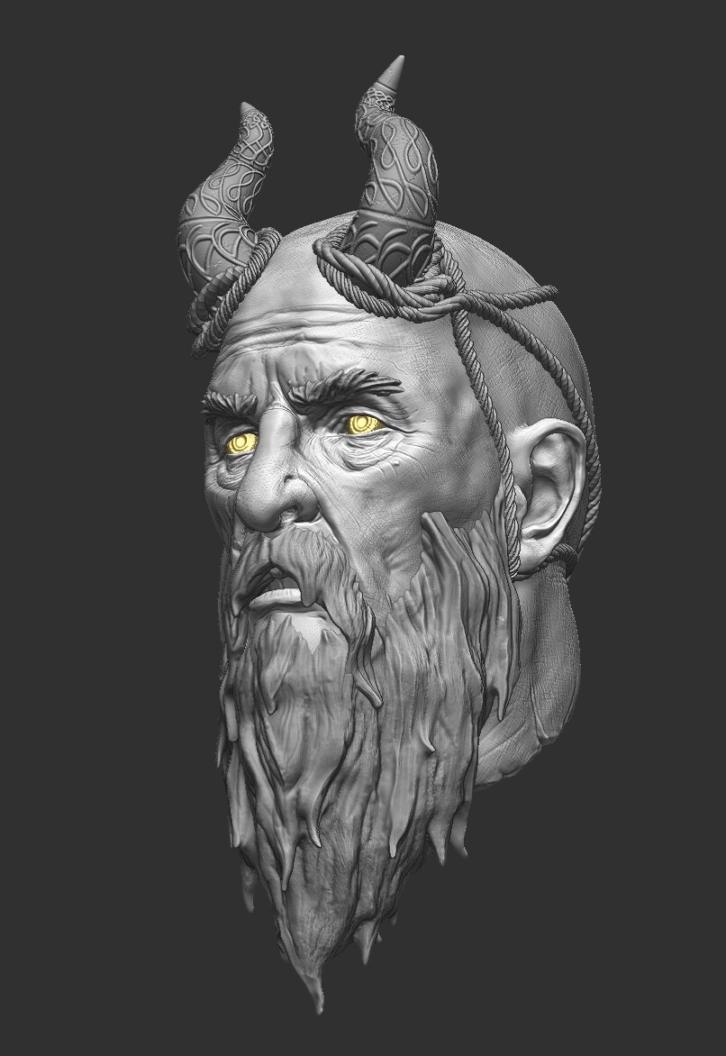 Caitlyn Calloway - Mimir Head_ Fanart