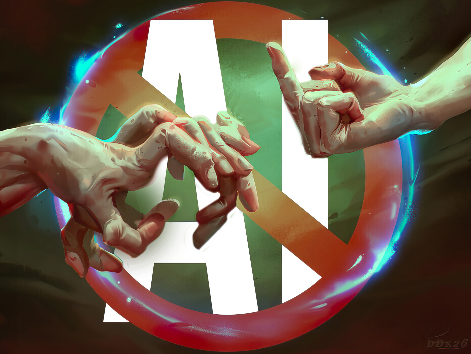 No To Ai Generated Images: Artstation Protest Explained - Dataconomy No To Ai Generated Images: Artstation Protest Explained - Dataconomy