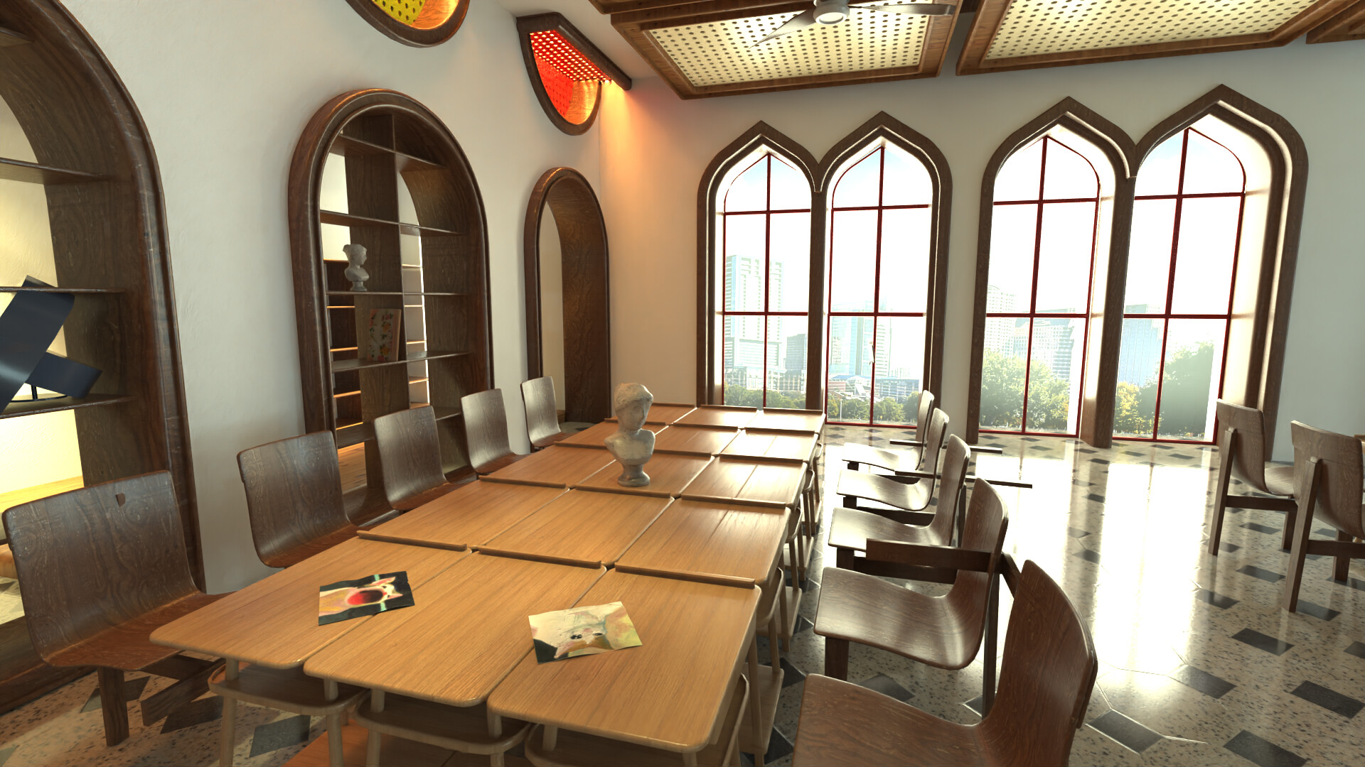 ArtStation - art classroom fast concept