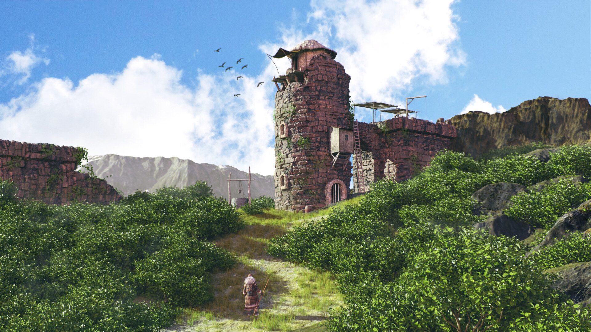 ArtStation - Collapsed Tower