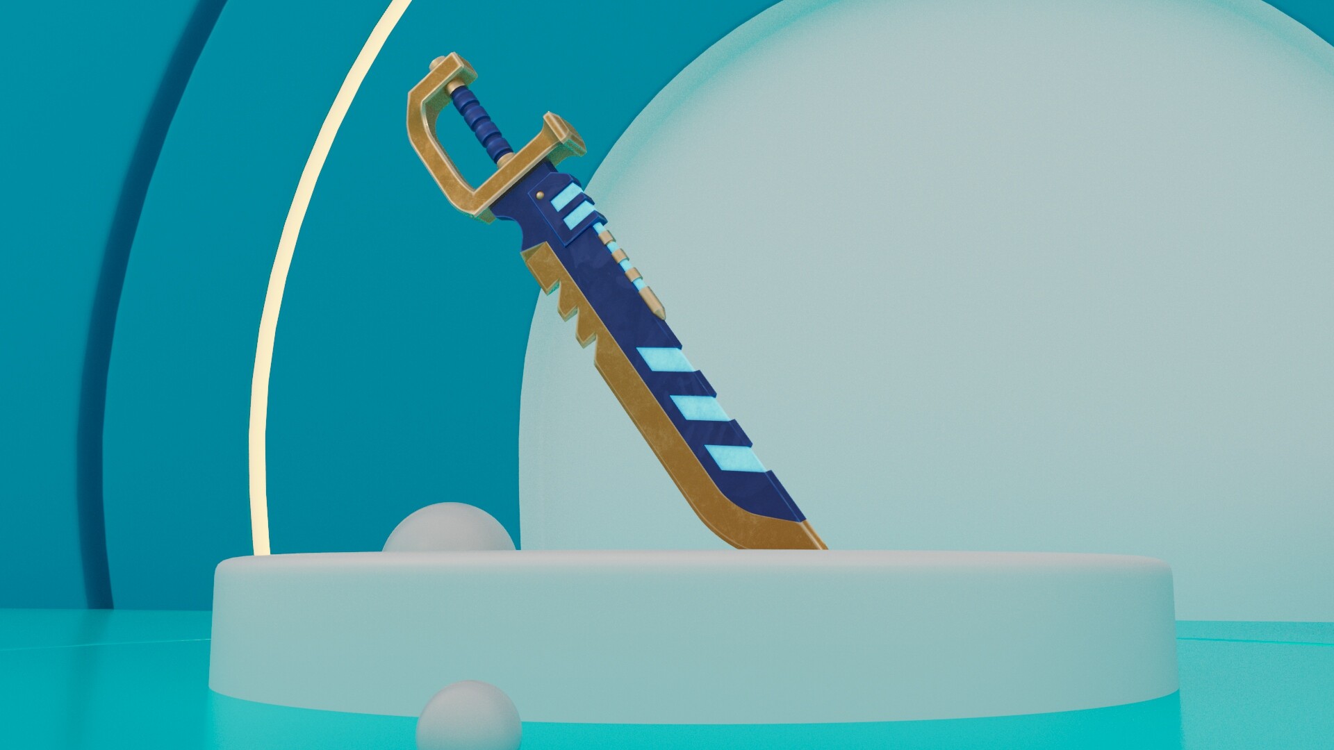 ArtStation - 3d model sword