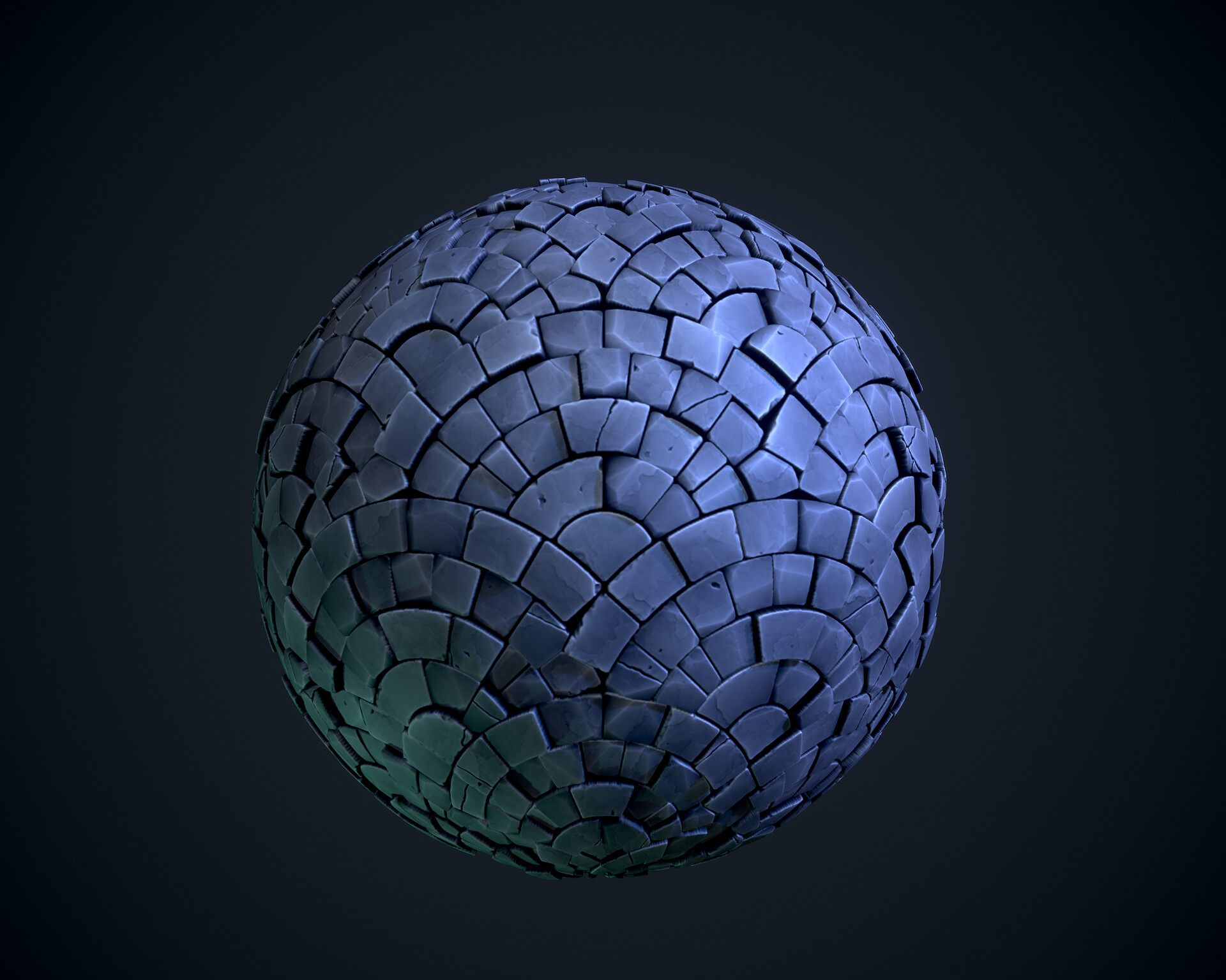 ArtStation - Stylized Cobblestone Material