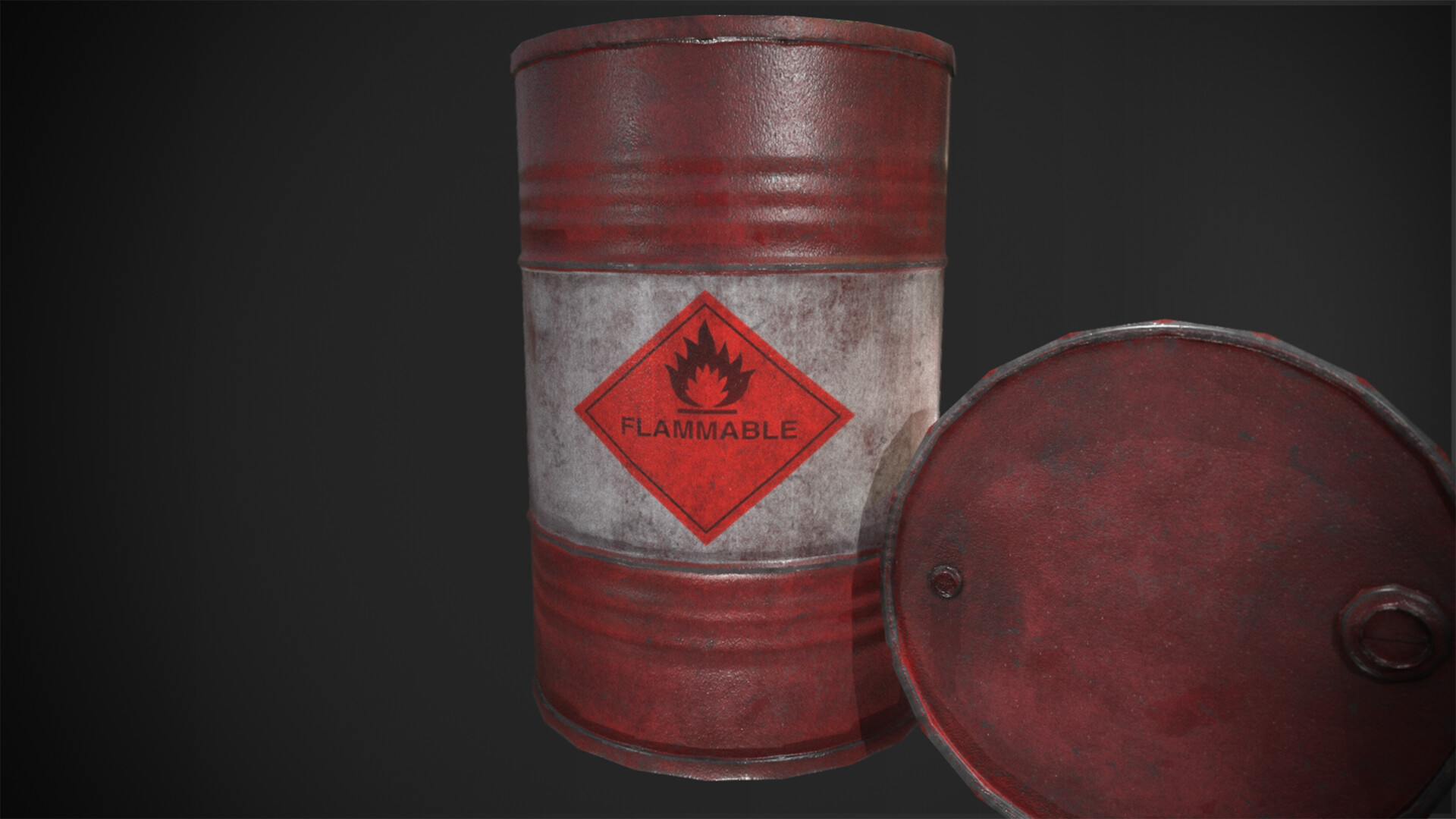 ArtStation - Flammable Barrel