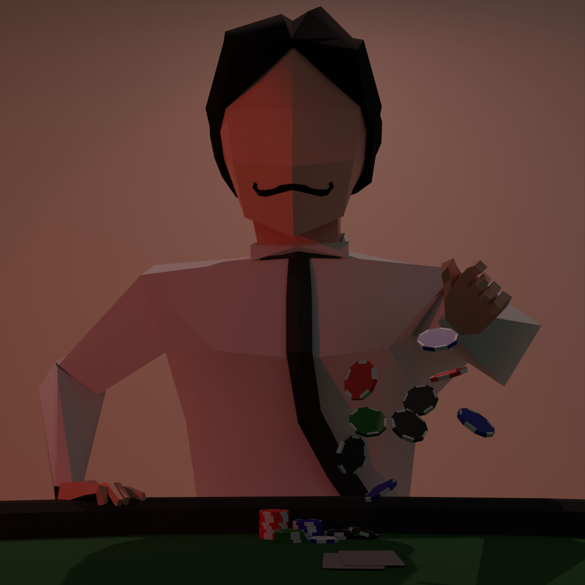 ArtStation - Gambling man