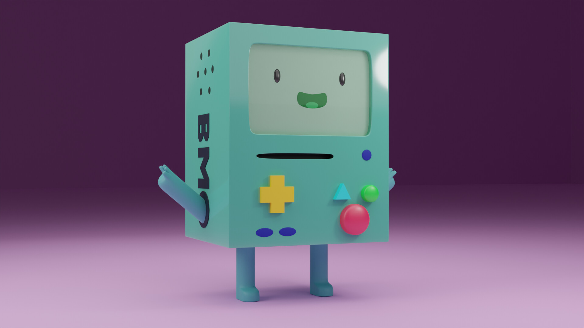 ArtStation - Bmo-Adventure time 3D