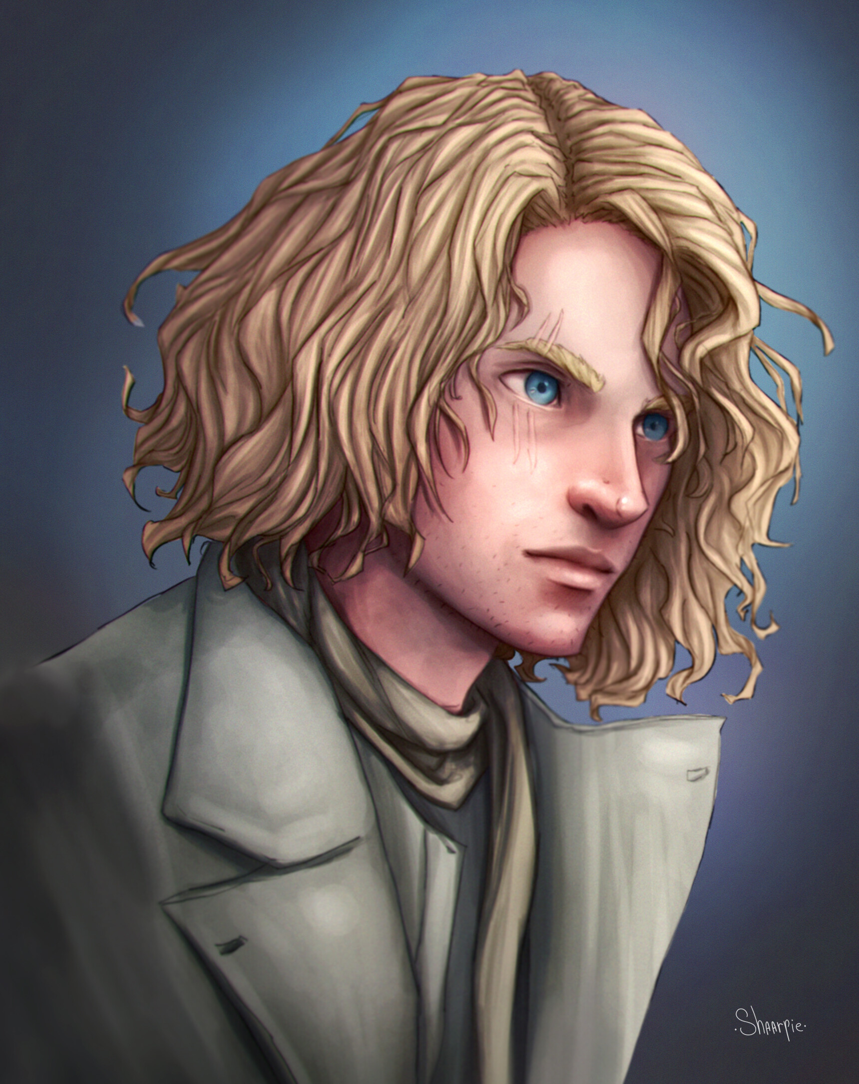 ArtStation - Dustfinger stylized portrait