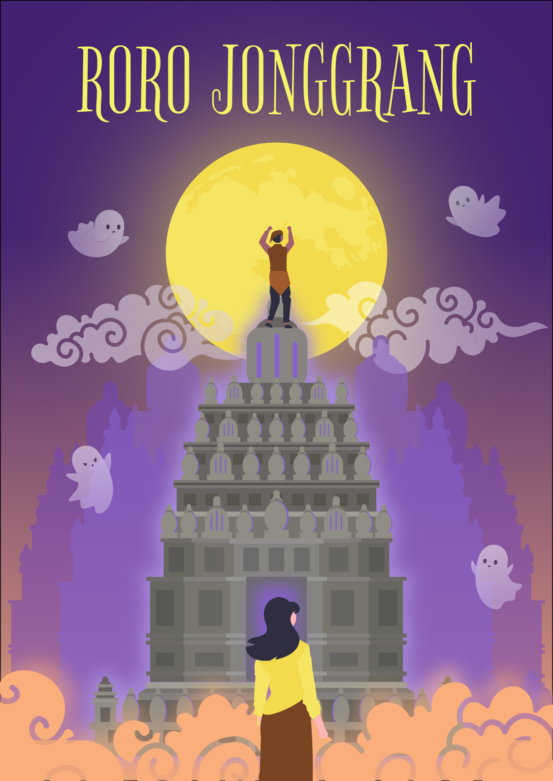 ArtStation - Roro Jonggrang - Book Cover