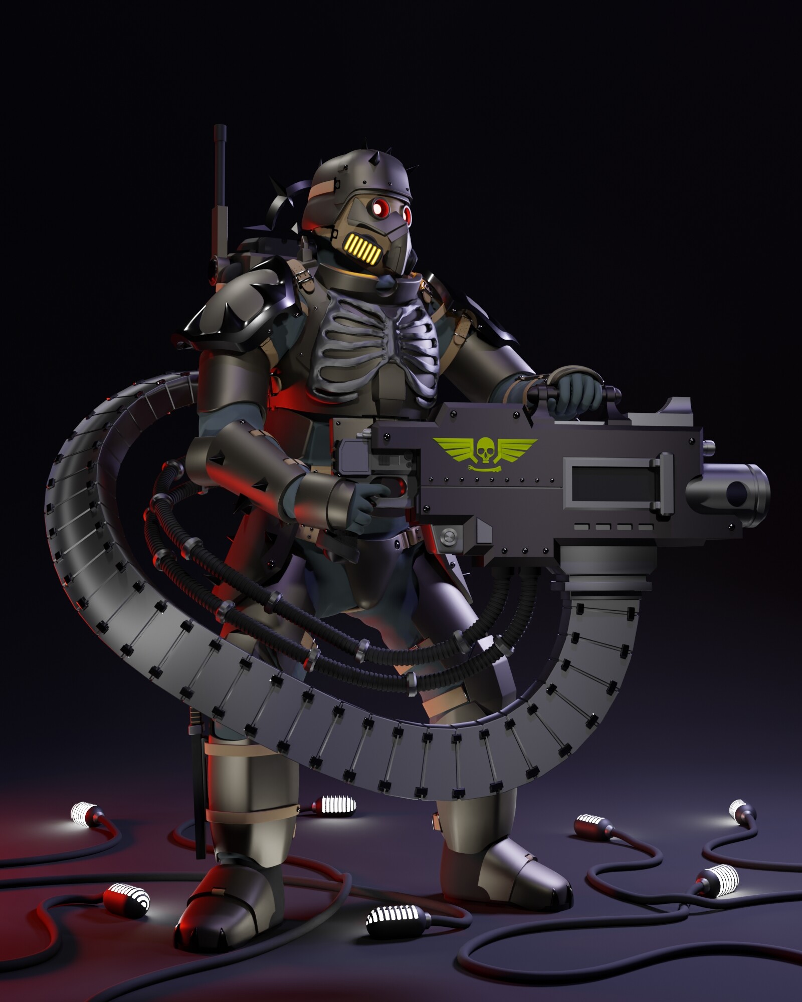 ArtStation - Warhhamer 40k armor