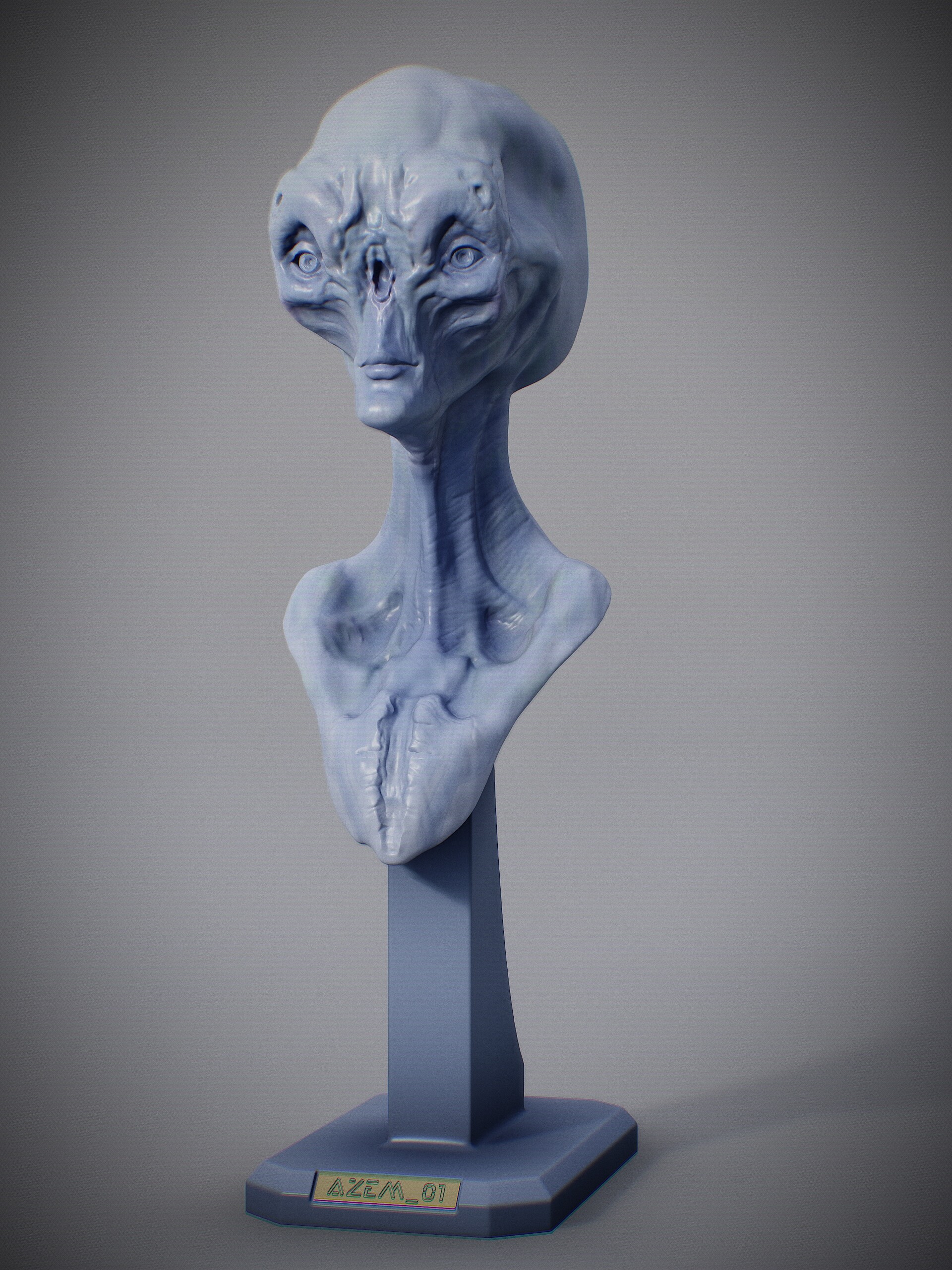 ArtStation - Alien bust