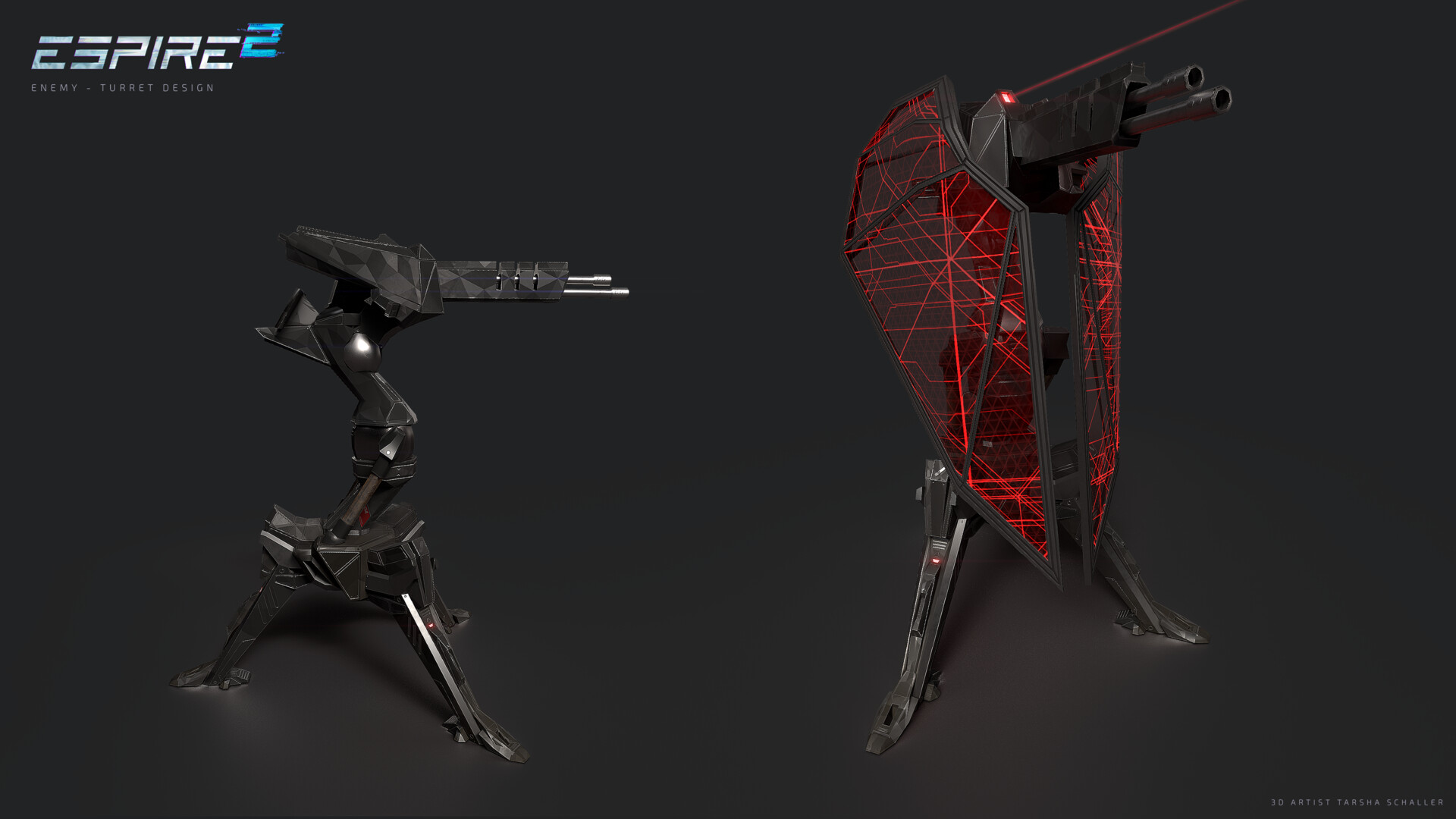 Tarsha Schaller - Espire 2 VR Game Enemy Turret