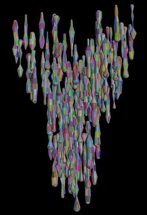 ArtStation - Custom art piece using spiral and scatter point nodes ...