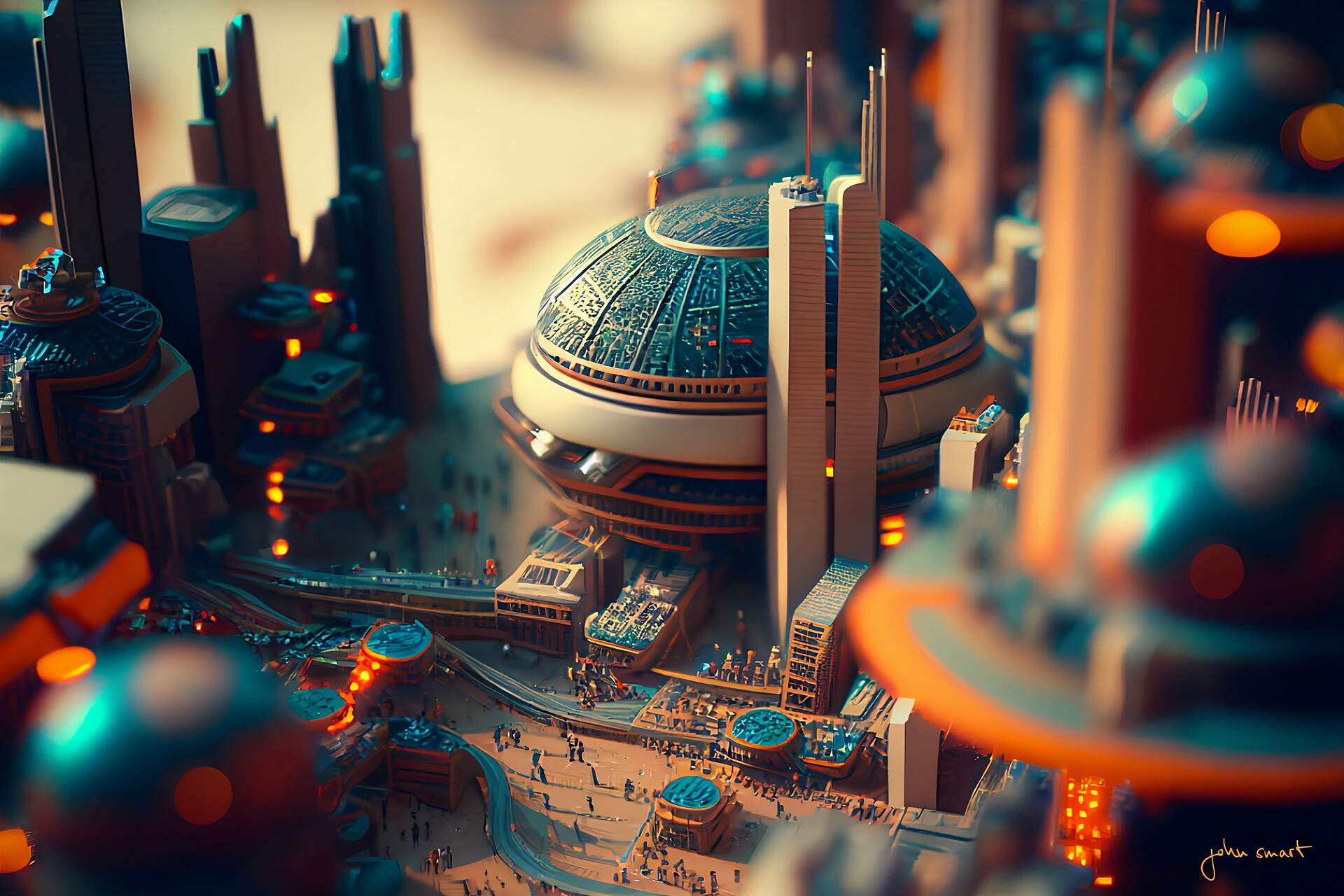 ArtStation - one of a hundred millions, john smart, midjourney_ai 2022