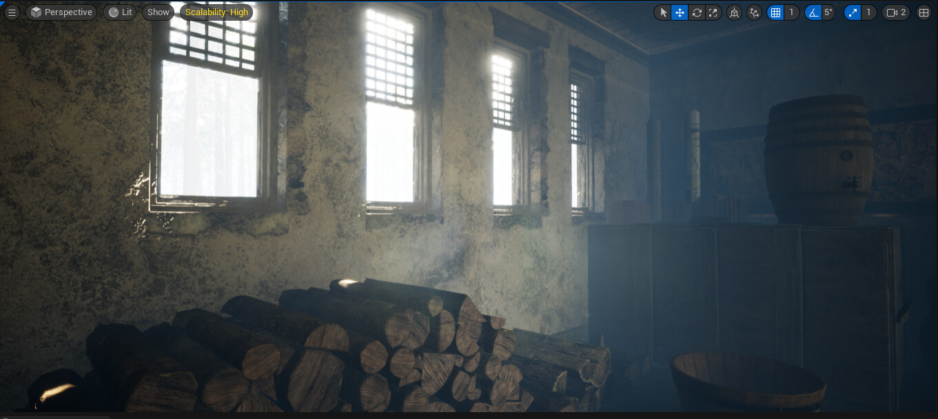 ArtStation - Unreal Enigne Eye Adaptation to Light Indoor