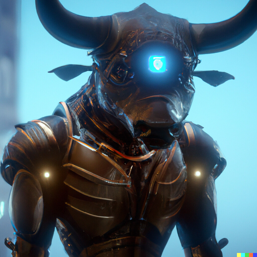 ArtStation - cyber bull