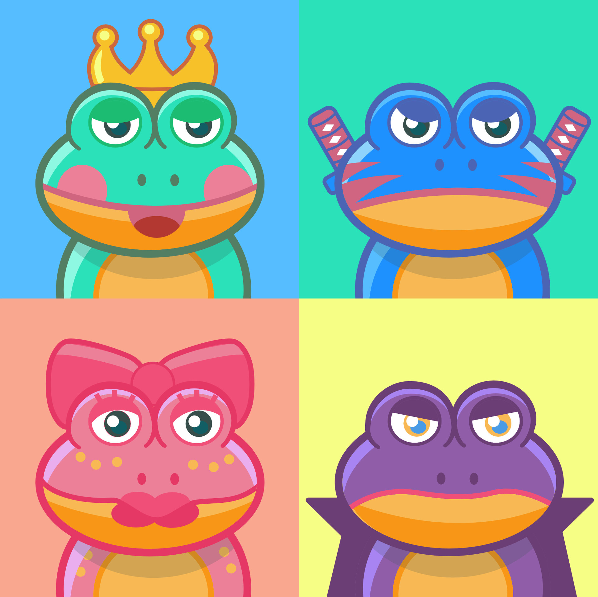 ArtStation - Funky Frogs