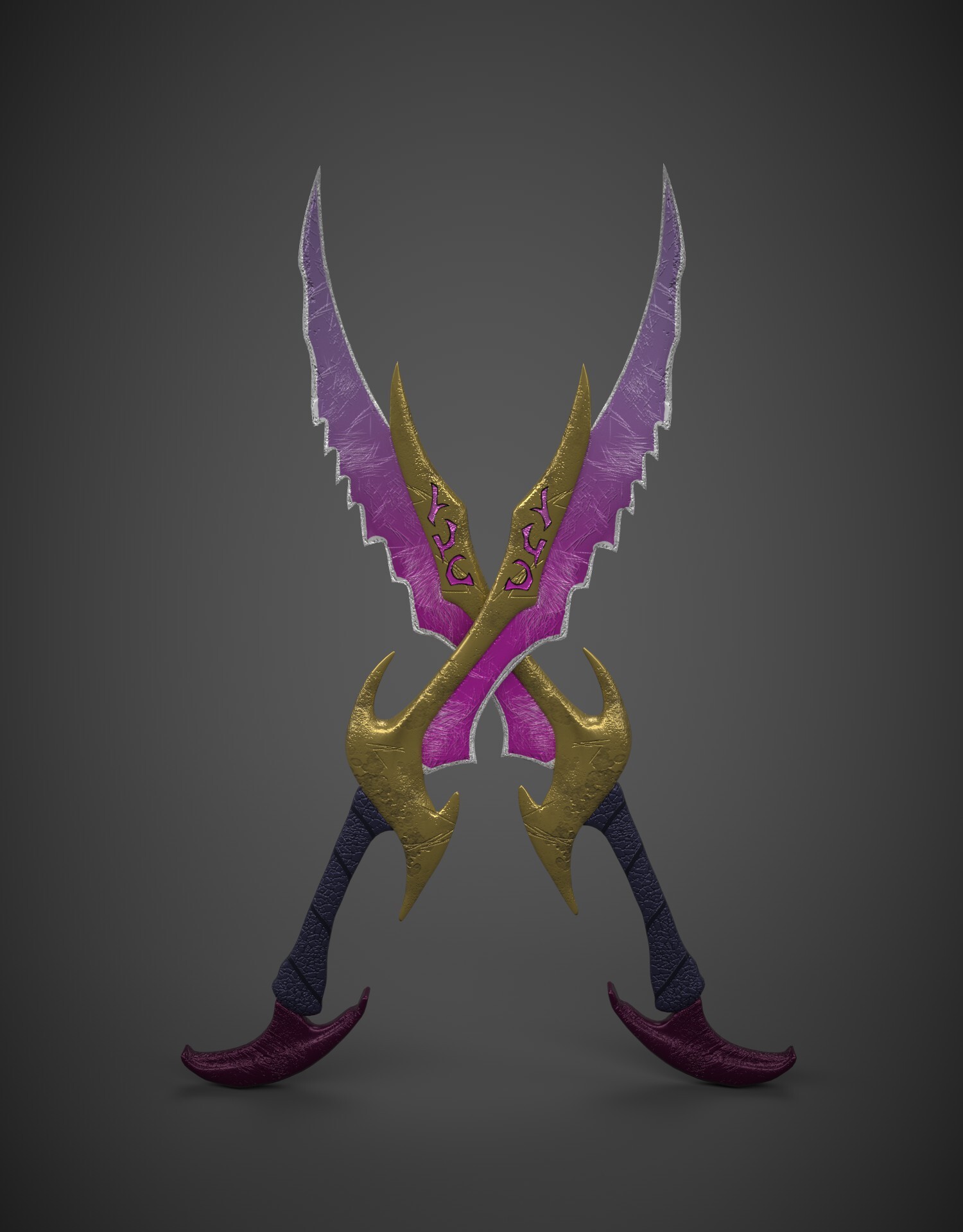 ArtStation - Fantasy Swords 3D Render