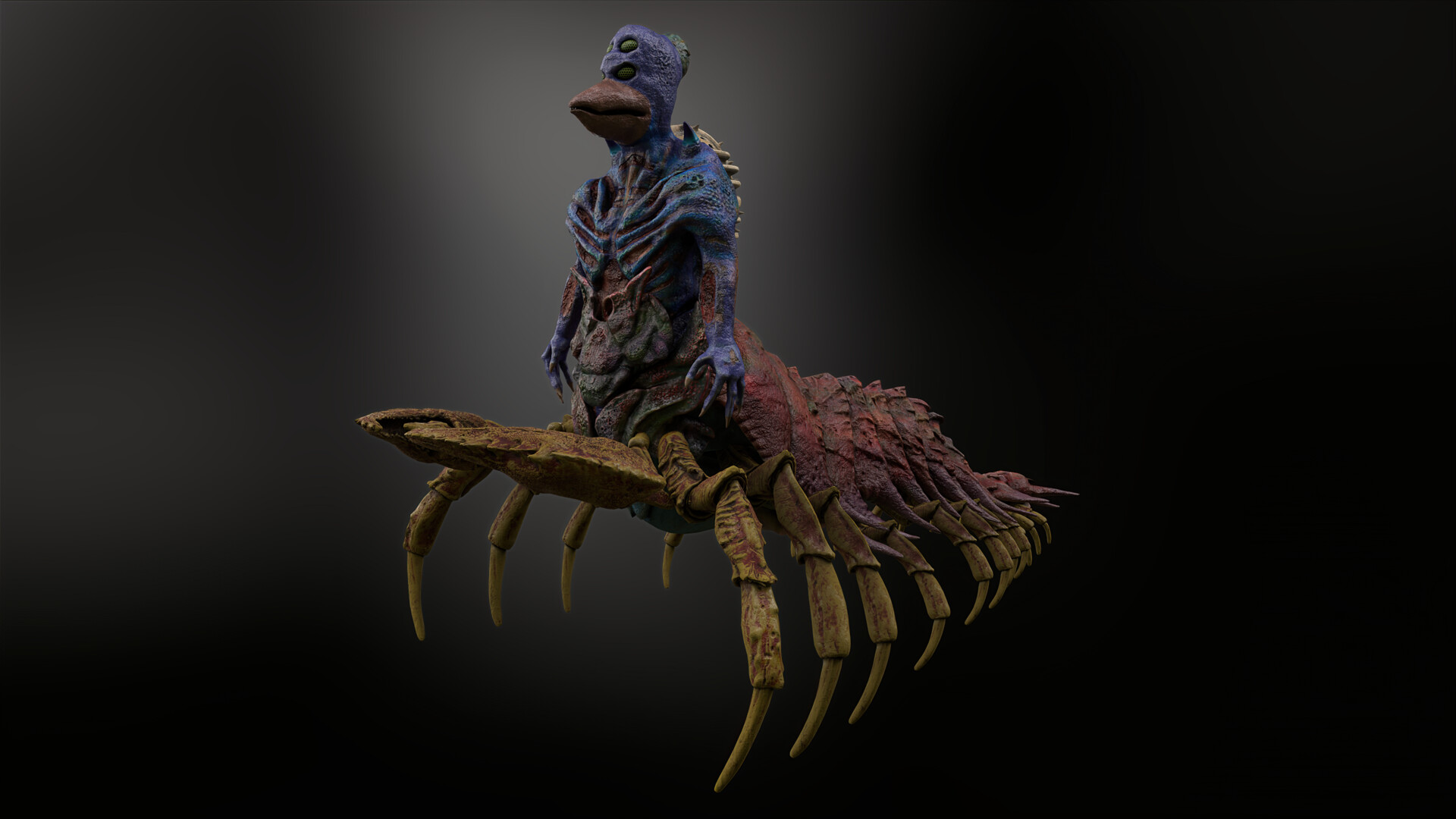 ArtStation - centipede man