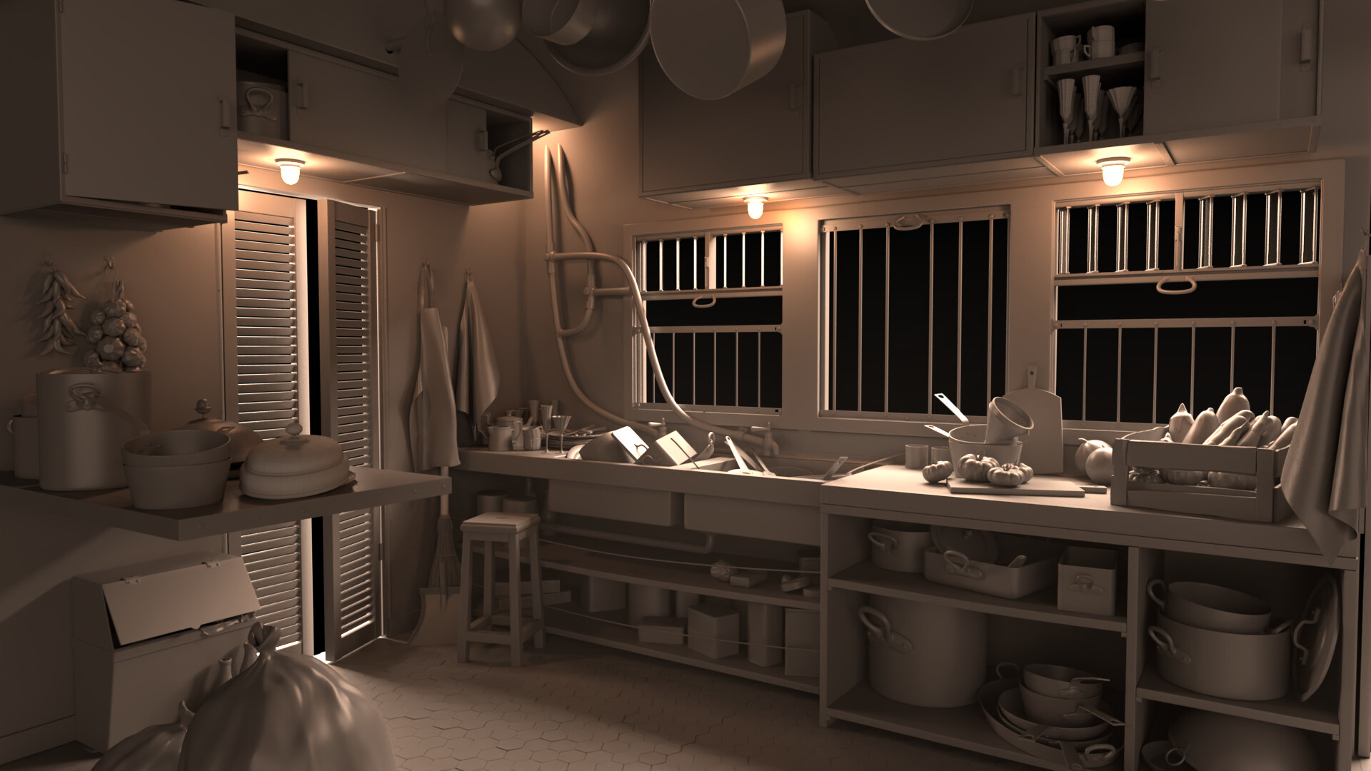 ArtStation - Orient Express Kitchen's (1/ 5)
