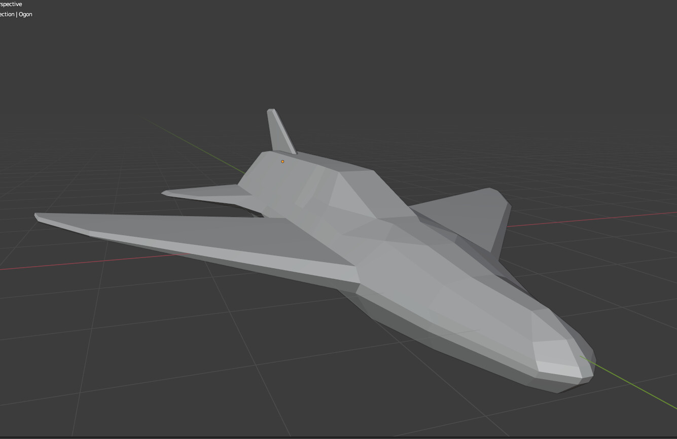 ArtStation - Low poly plane