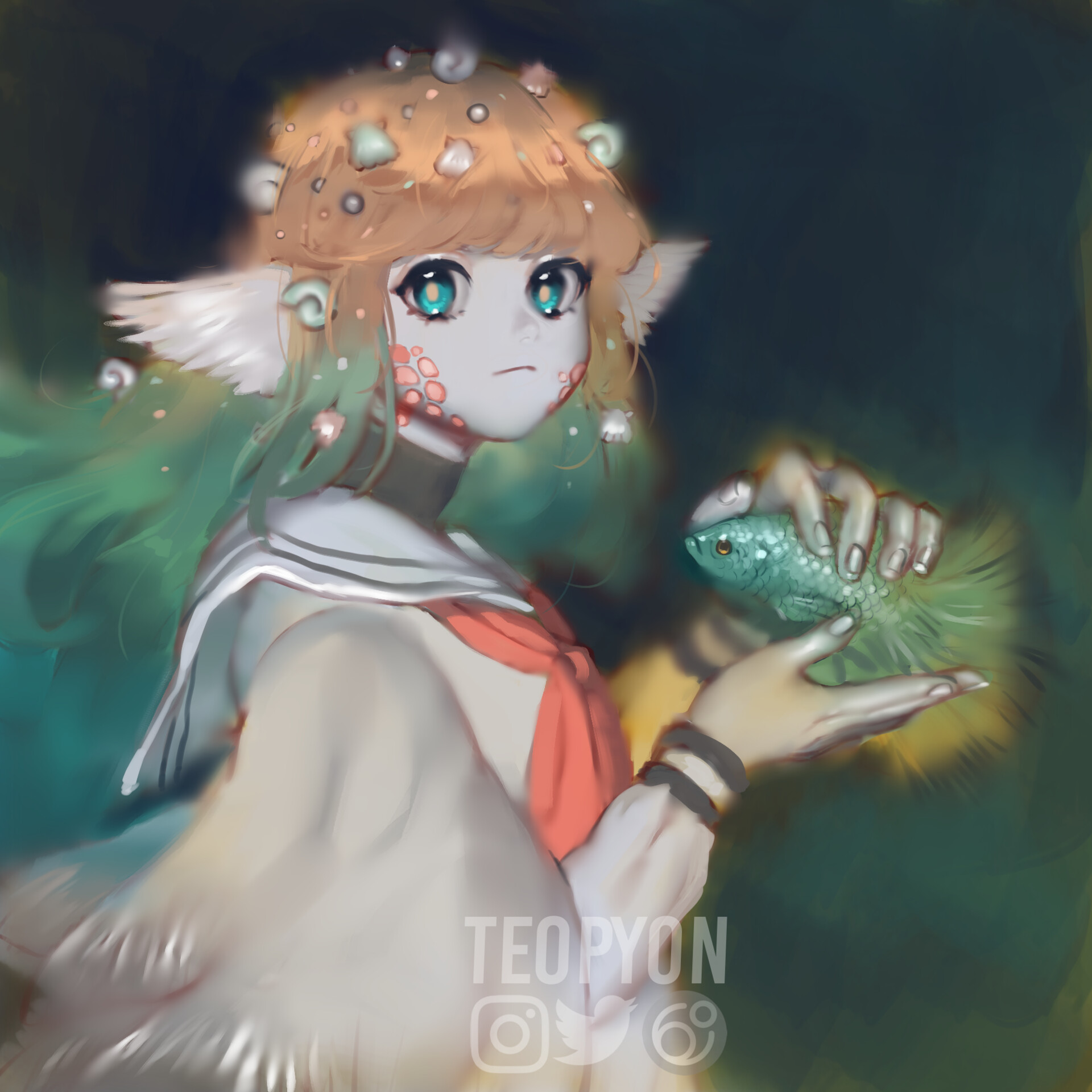 ArtStation - Pisces - OC illustration