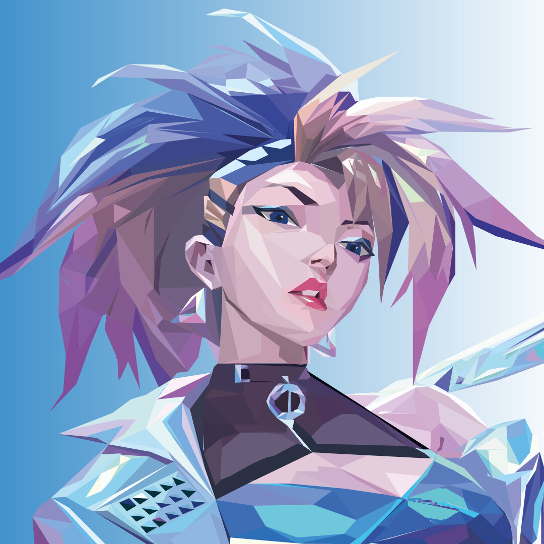 ArtStation - AKALI LOW POLY (LEAGUE OF LEGENDS)