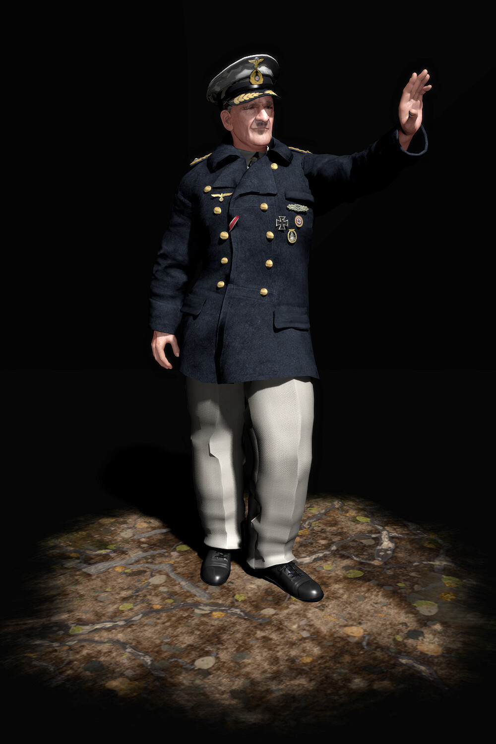 ArtStation - German WW2 Kriegsmarine - Vize Admiral