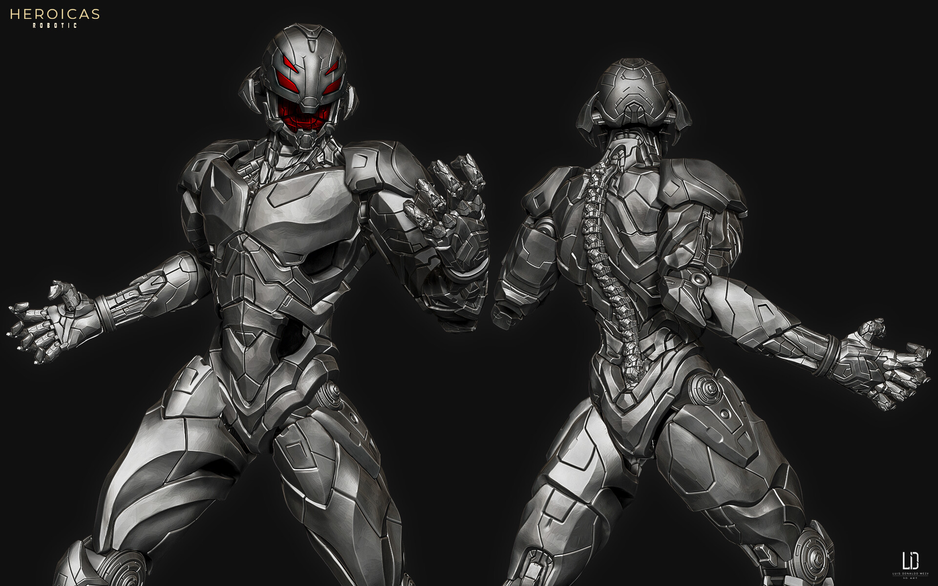 Luis Donaldo Meza - Herocias - Ultron - 3D Print