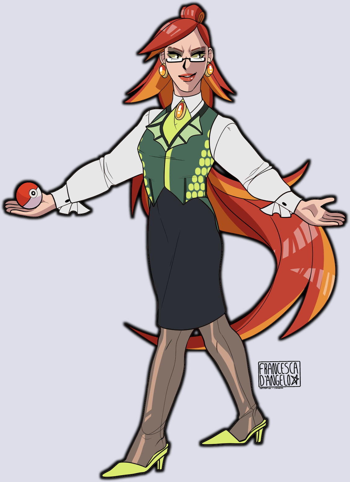 ArtStation - Dragon-type Gym Leader