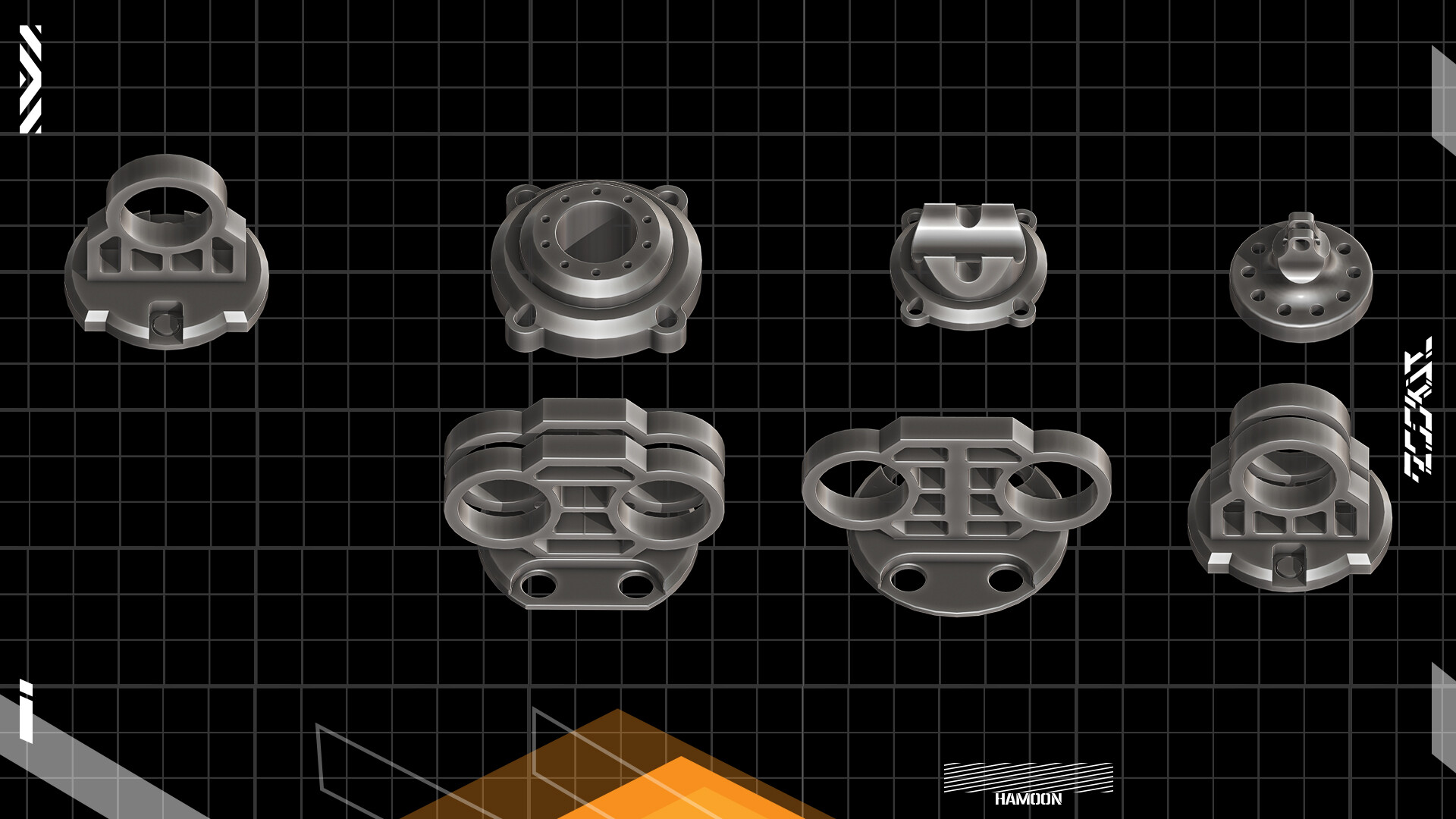 HAMOON - Hard Surface KITBASH_190 DETAILS _vol1