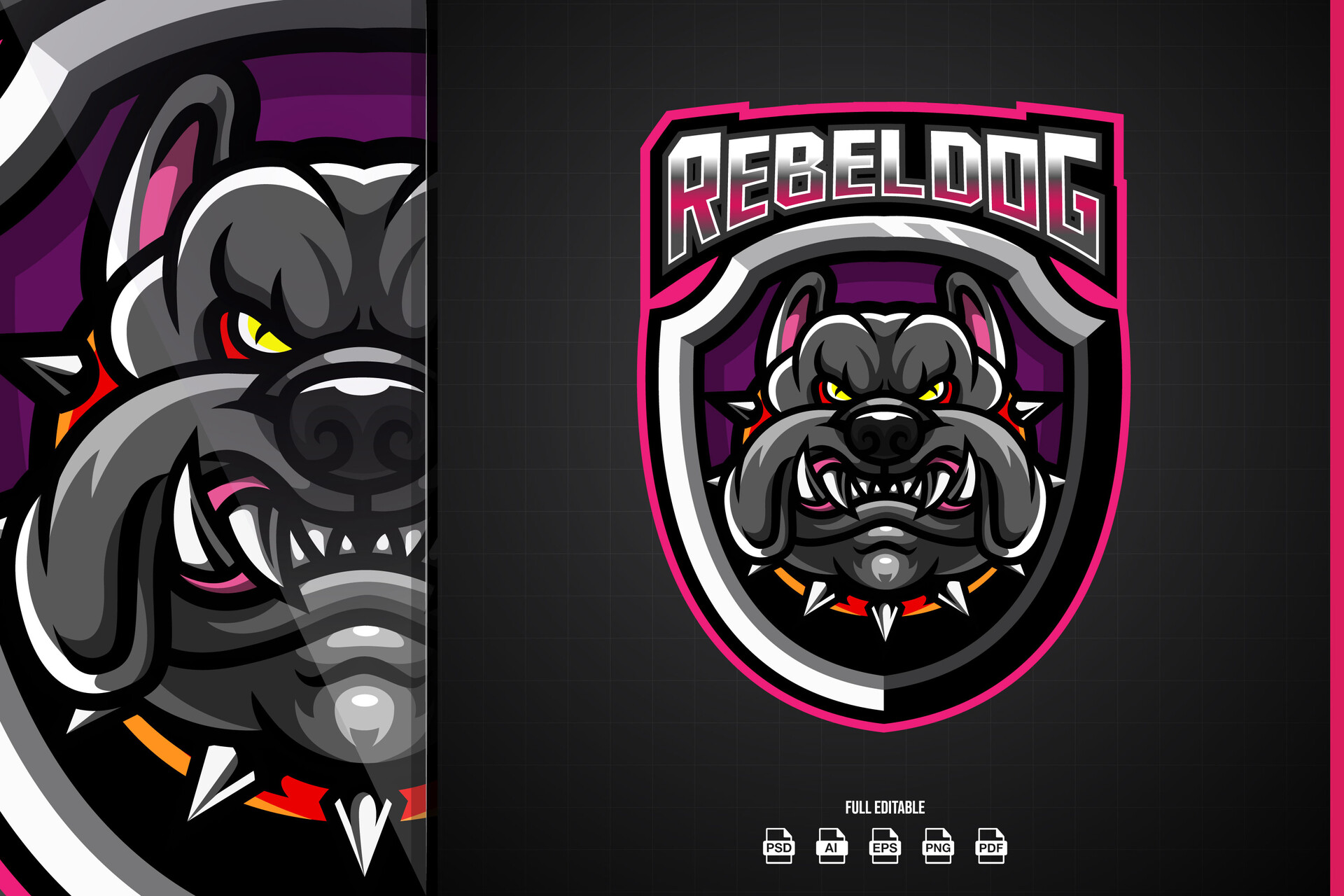 ArtStation - Terrible Dog Esport Logo