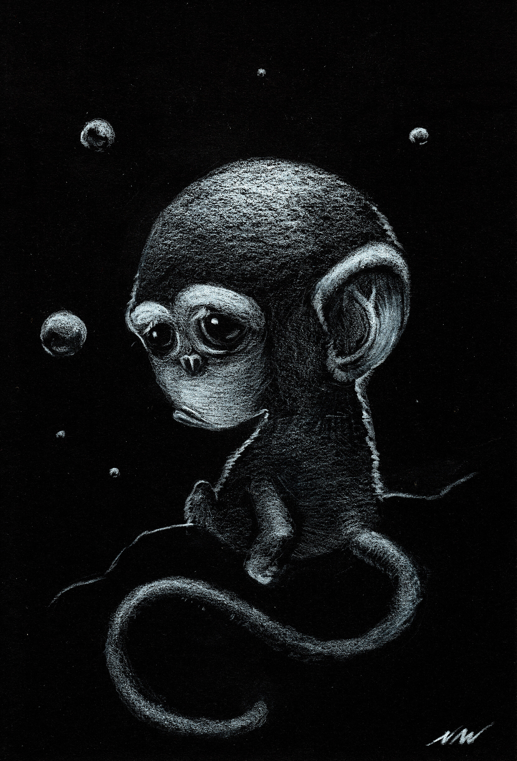 ArtStation - Blackout Pictures #003 - Sad Monkey